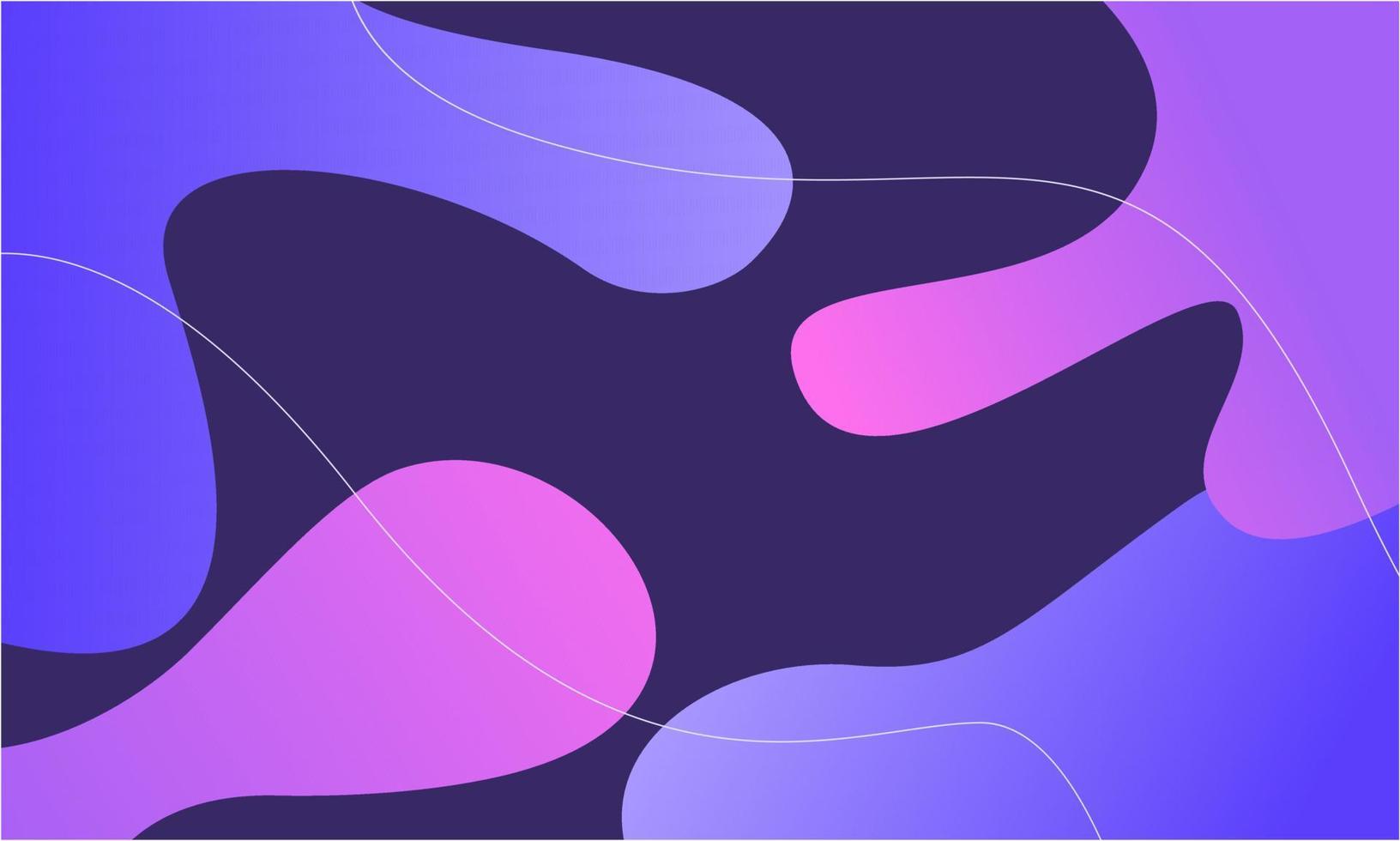 Gradient Fluid Abstract Background Colorful Template Banner With