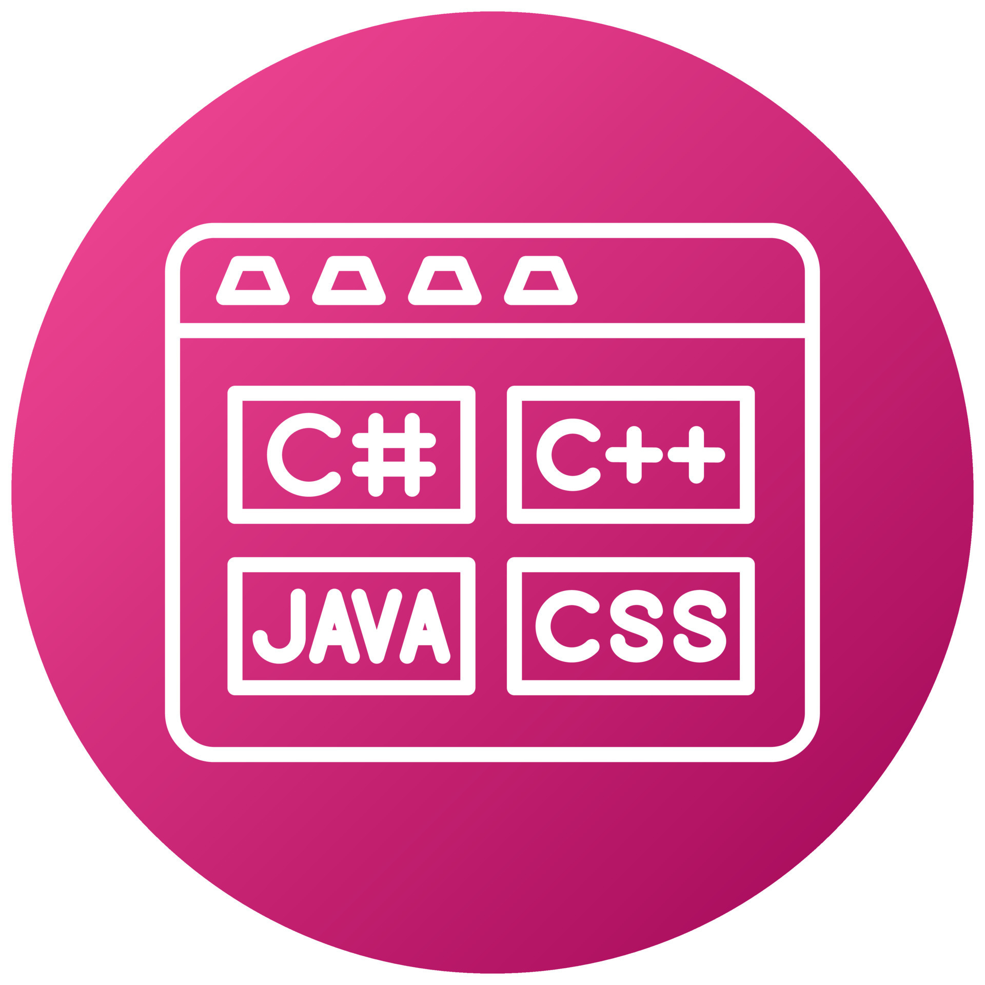 Coding Language Icon Style 21724717 Vector Art at Vecteezy