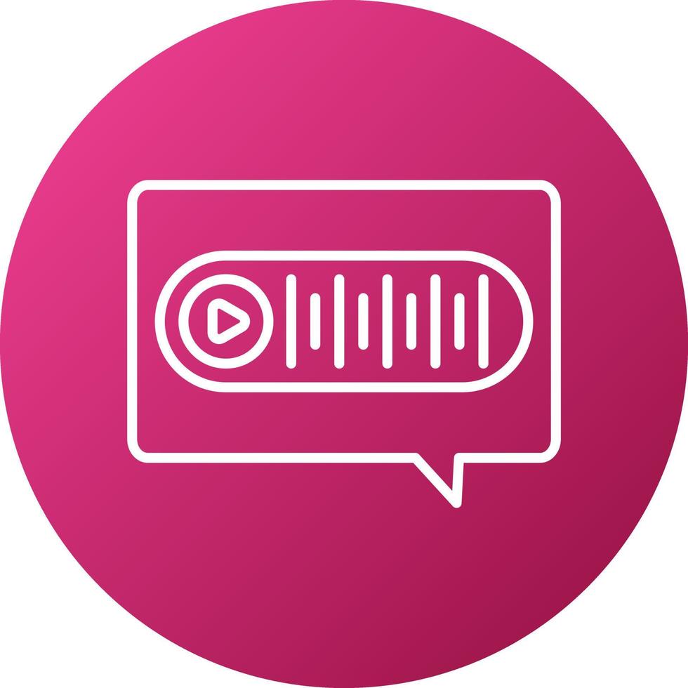 Voice Message Icon Style 21724930 Vector Art at Vecteezy