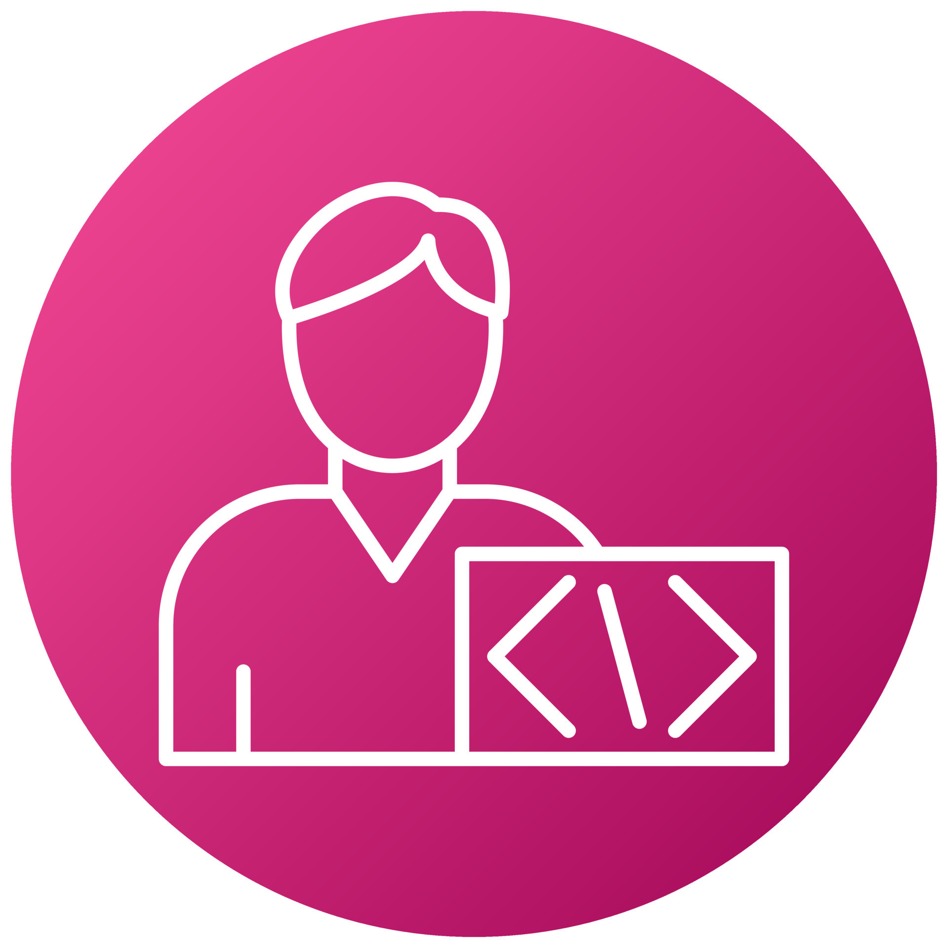 Coder Man Icon Style 21725234 Vector Art at Vecteezy