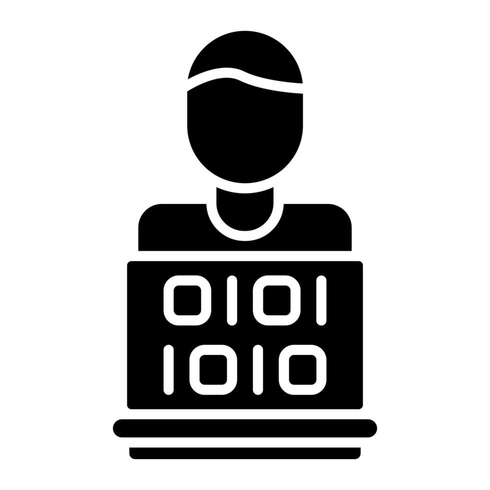 Coder Man vector icon 21731053 Vector Art at Vecteezy