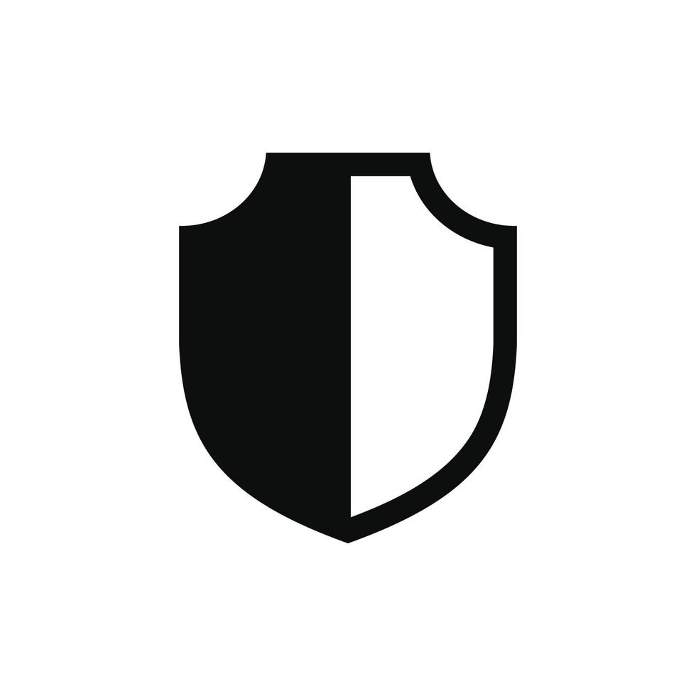 Shield Icon Isolated On White Background 21734239 Vector Art At Vecteezy