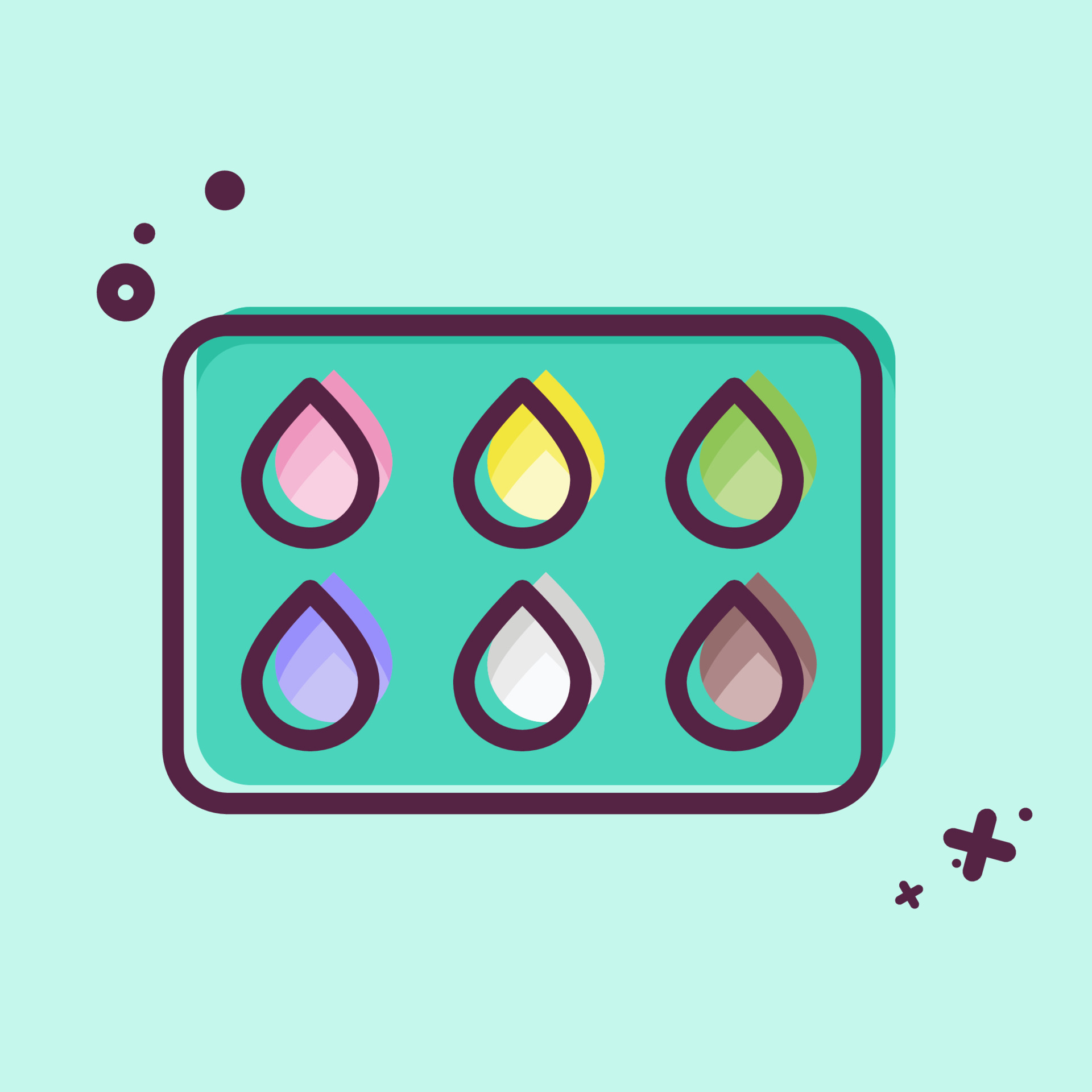 Icon Color Sample. related to Barbershop symbol. Beauty Saloon. simple illustration 21736471 ...