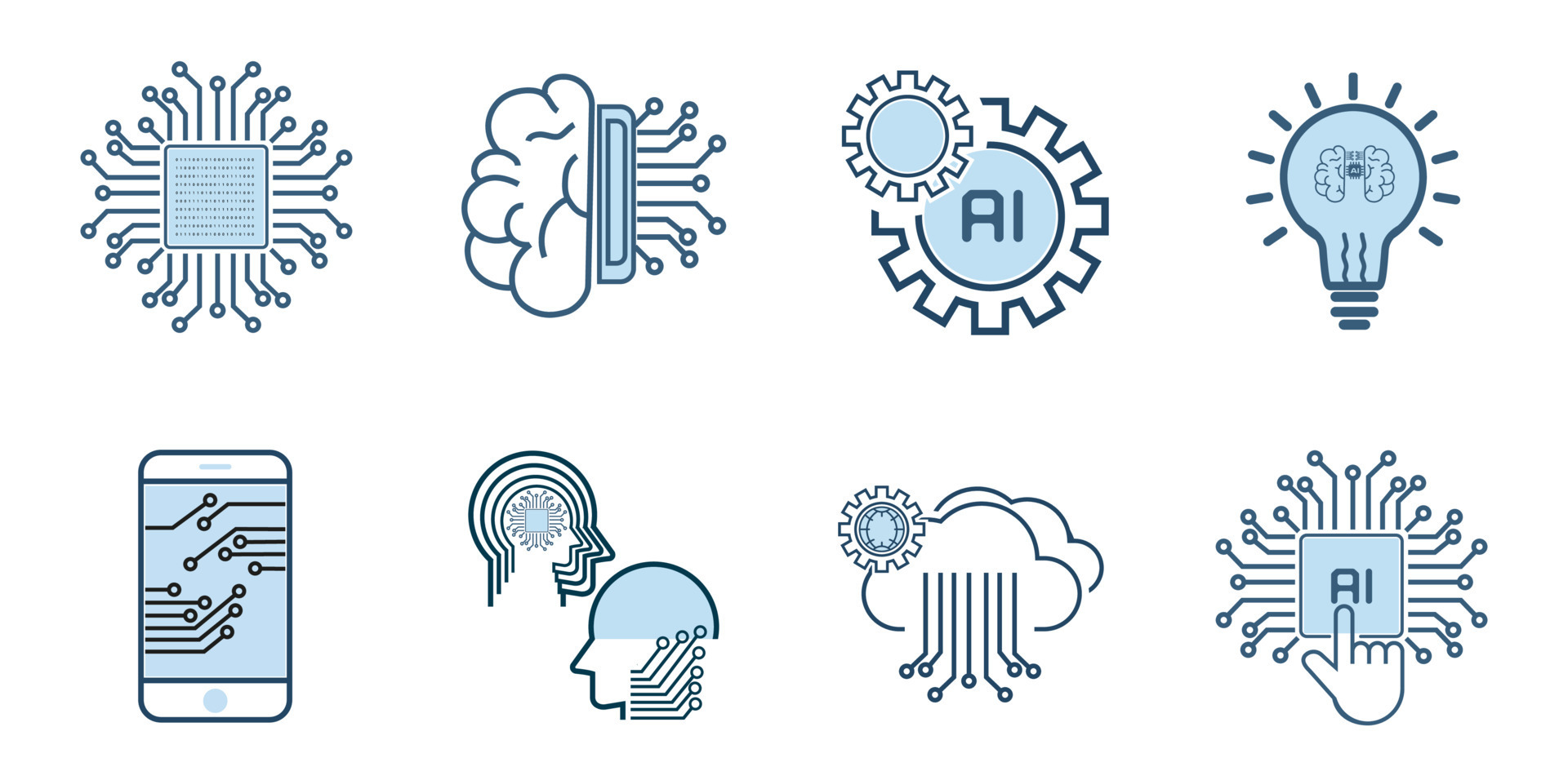 Artificial Intelligence groups Related Vector Line Icons. Contains such ... Artificial Intelligence groups Related Vector Line Icons. Contains such ...