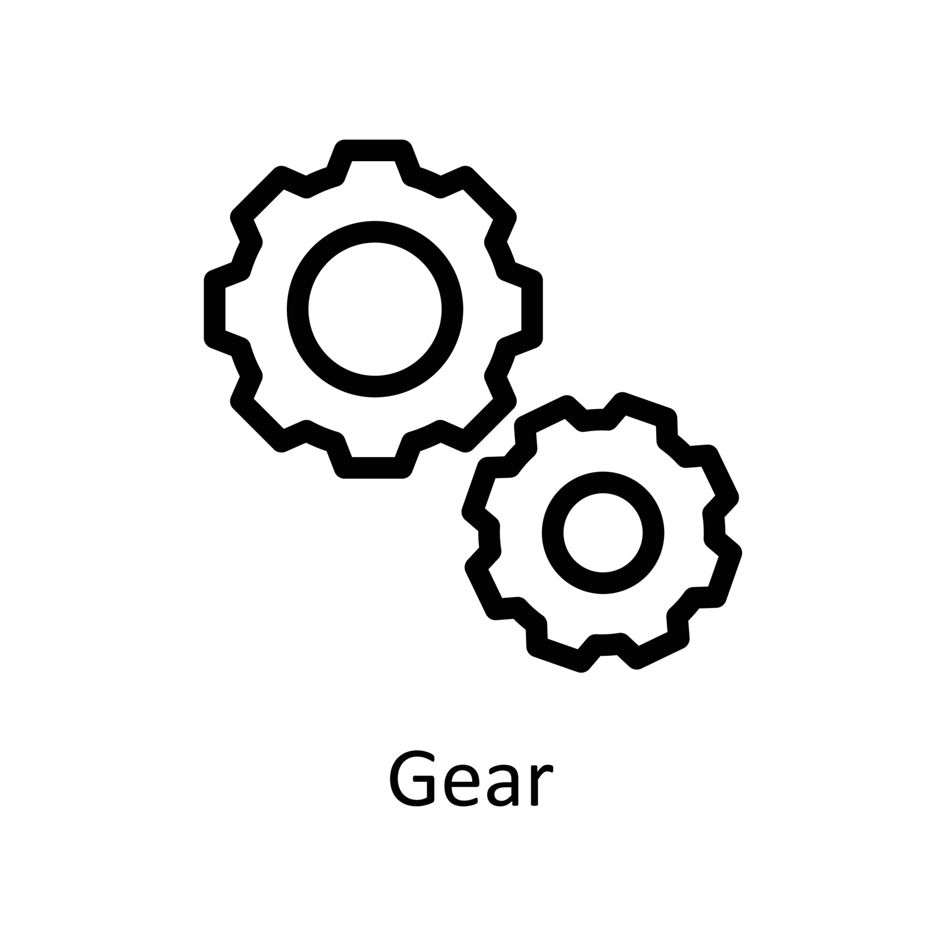 Gear Vector Outline Icons. Simple stock illustration stock 21742161 ... Gear Vector Outline Icons. Simple stock illustration stock 21742161 ...