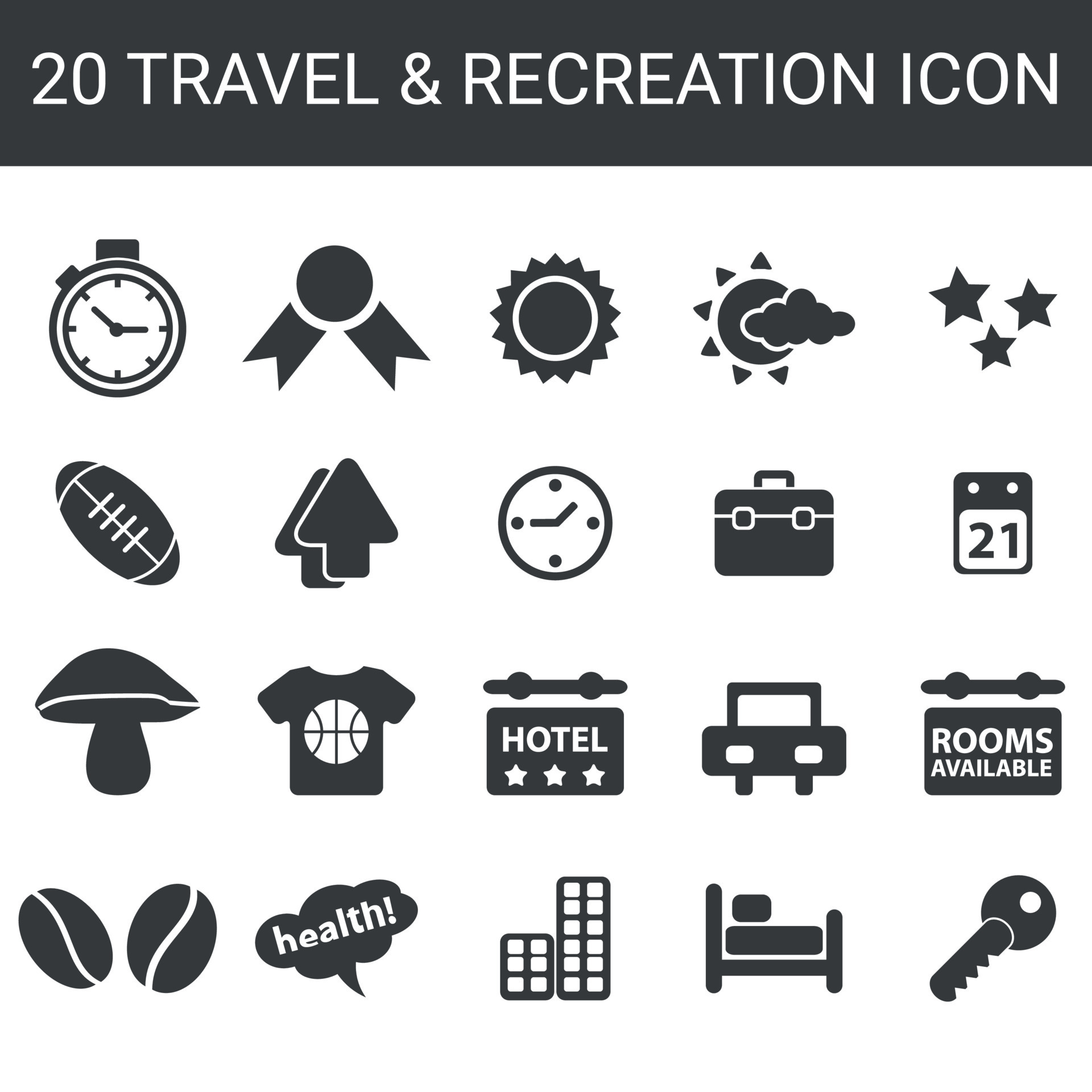 collection of frequently used essential icons. Suitable for design ...