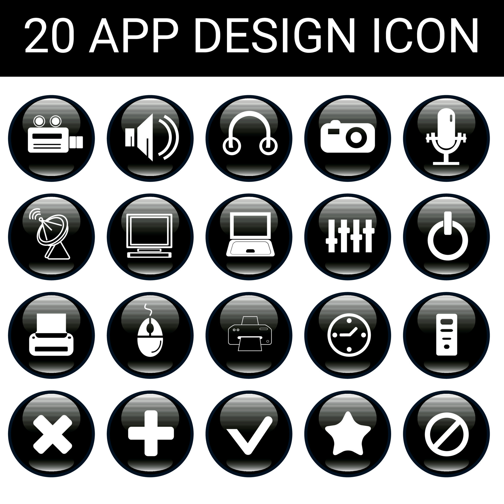 collection of frequently used essential icons. Suitable for design ... collection of frequently used essential icons. Suitable for design ...