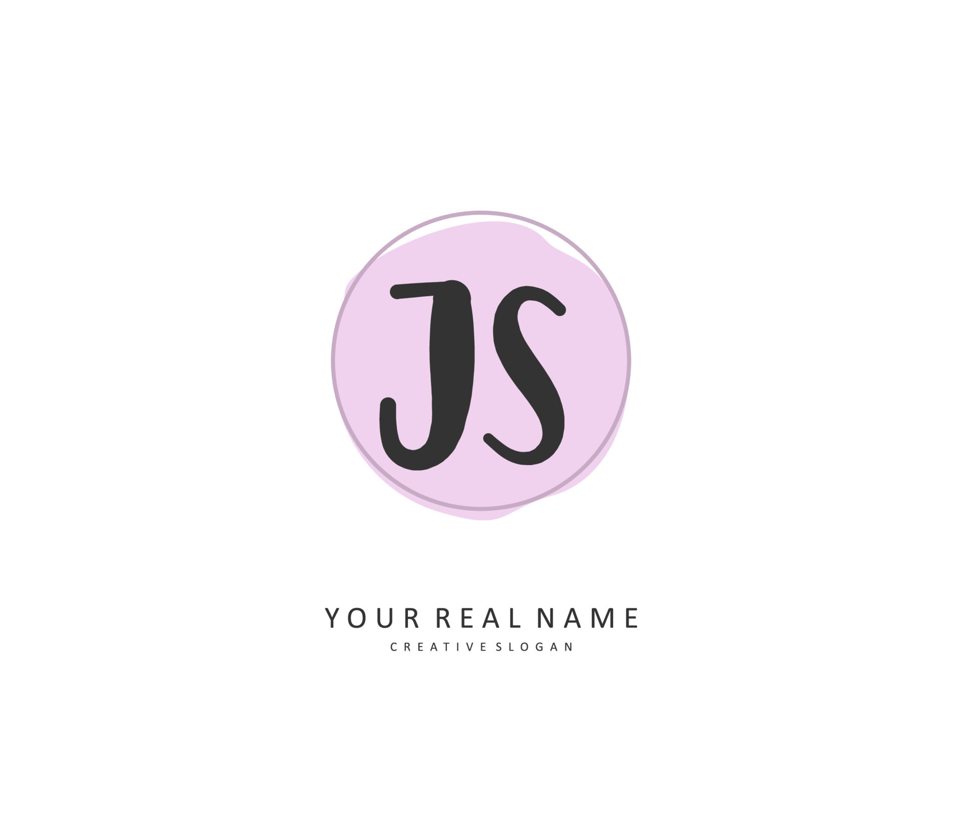 J S JS Initial letter handwriting and signature logo. A concept ... J S JS Initial letter handwriting and signature logo. A concept ...