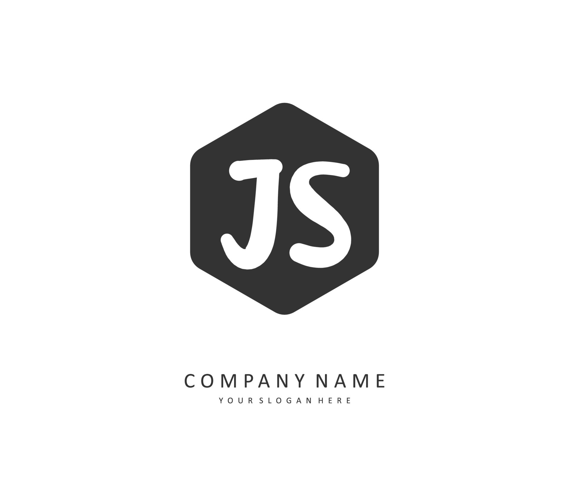 J S JS Initial letter handwriting and signature logo. A concept ... J S JS Initial letter handwriting and signature logo. A concept ...