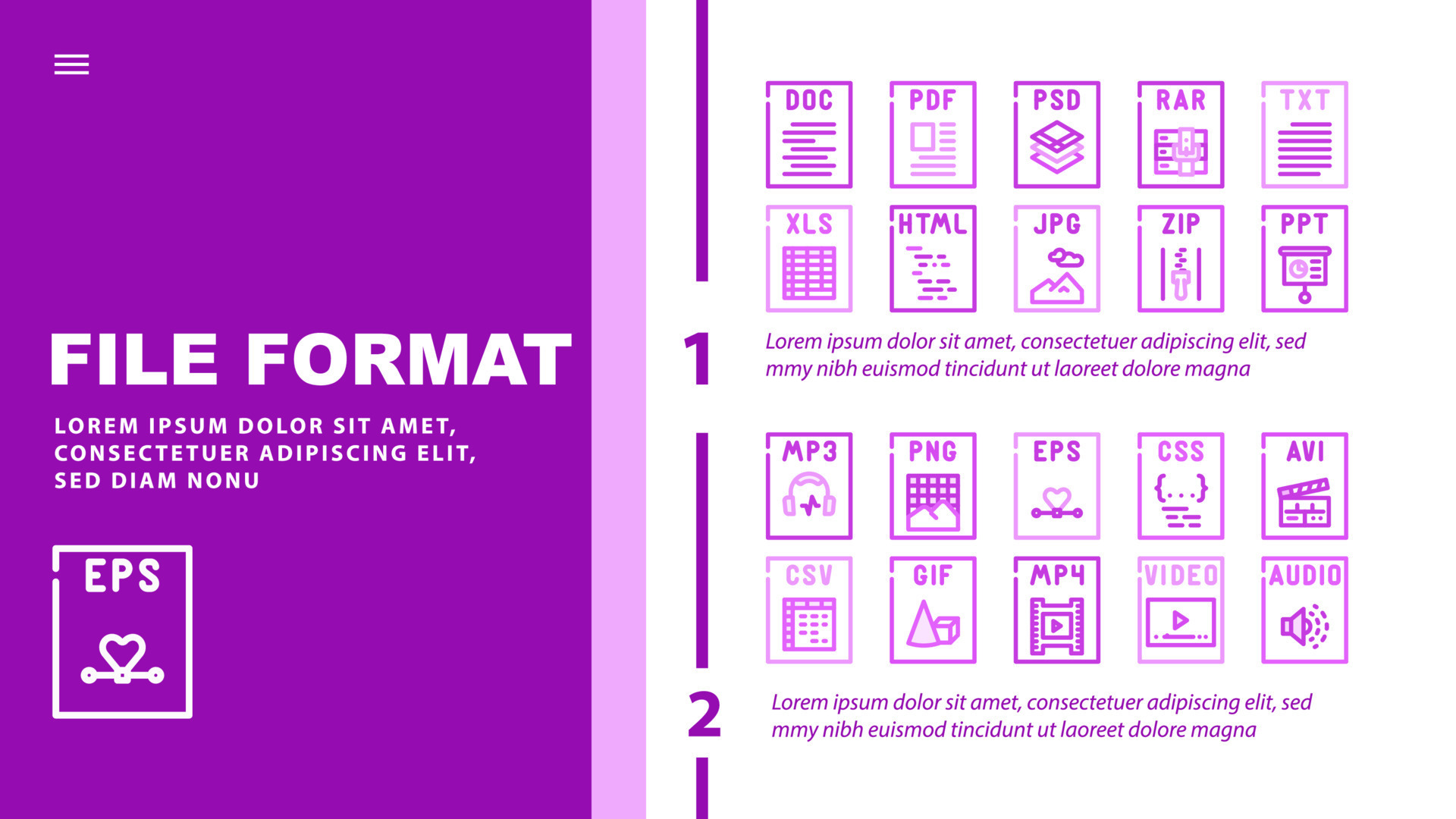 file format document landing header vector 21750820 Vector Art at Vecteezy file format document landing header vector 21750820 Vector Art at Vecteezy