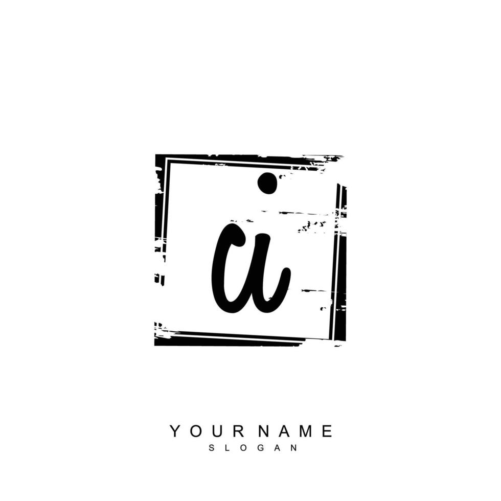 Initial CI Monogram with Grunge Template Design 21751290 Vector Art at ... Initial CI Monogram with Grunge Template Design 21751290 Vector Art at ...