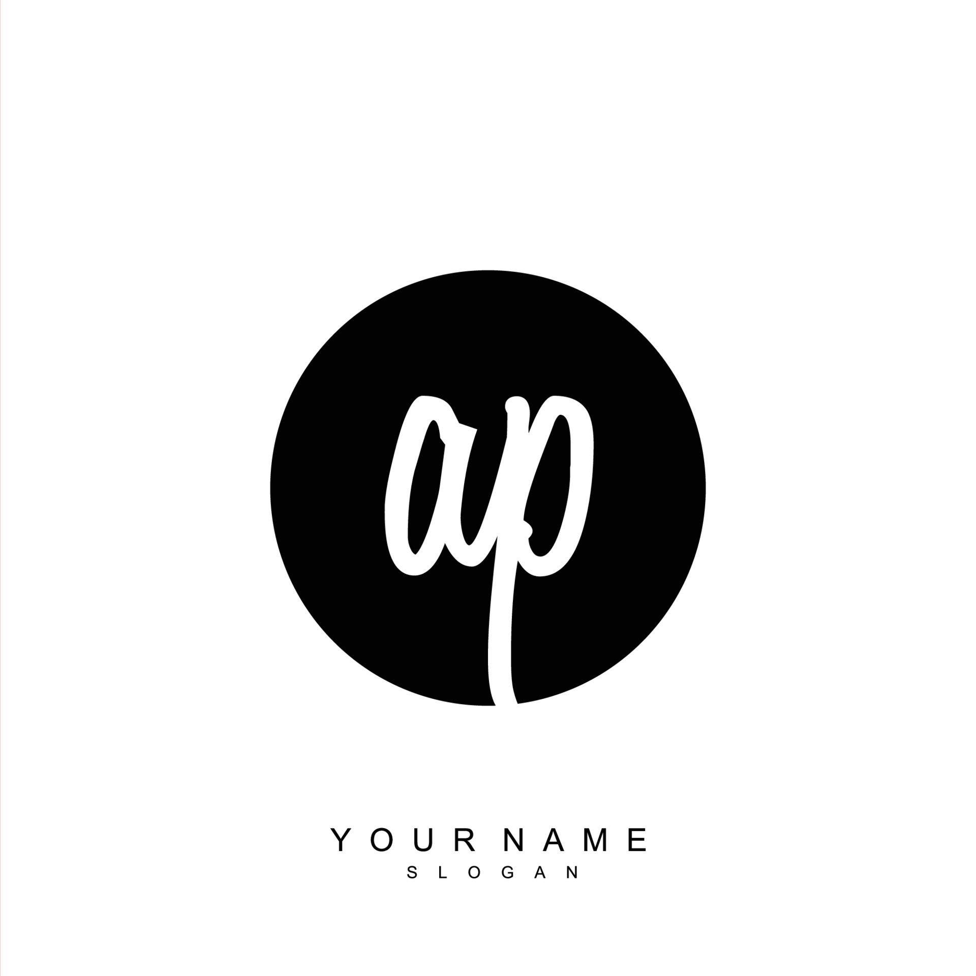 Initial AP Monogram with Grunge Template Design 21751467 Vector Art at ... Initial AP Monogram with Grunge Template Design 21751467 Vector Art at ...