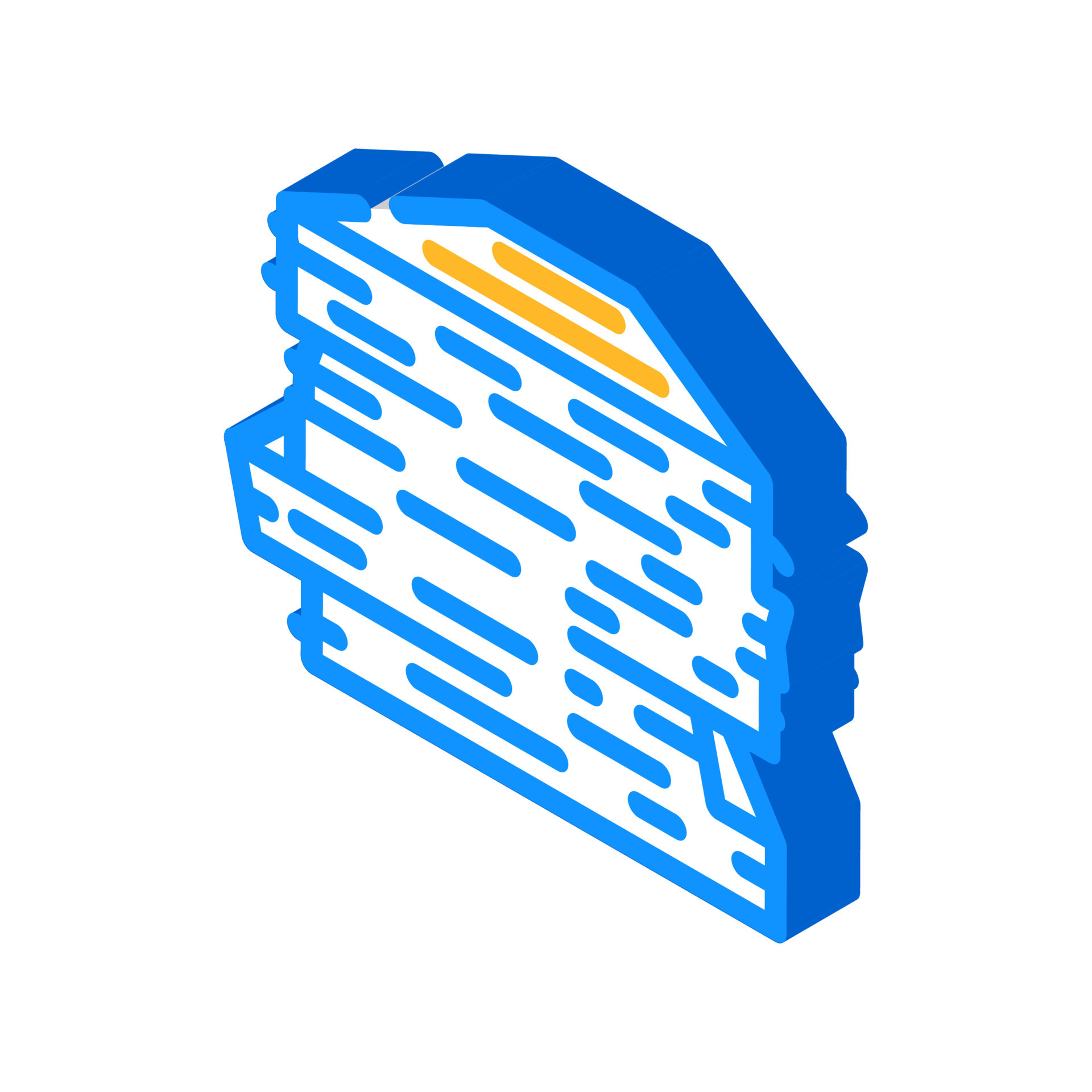 stack paper document isometric icon vector illustration 21753467 Vector ...