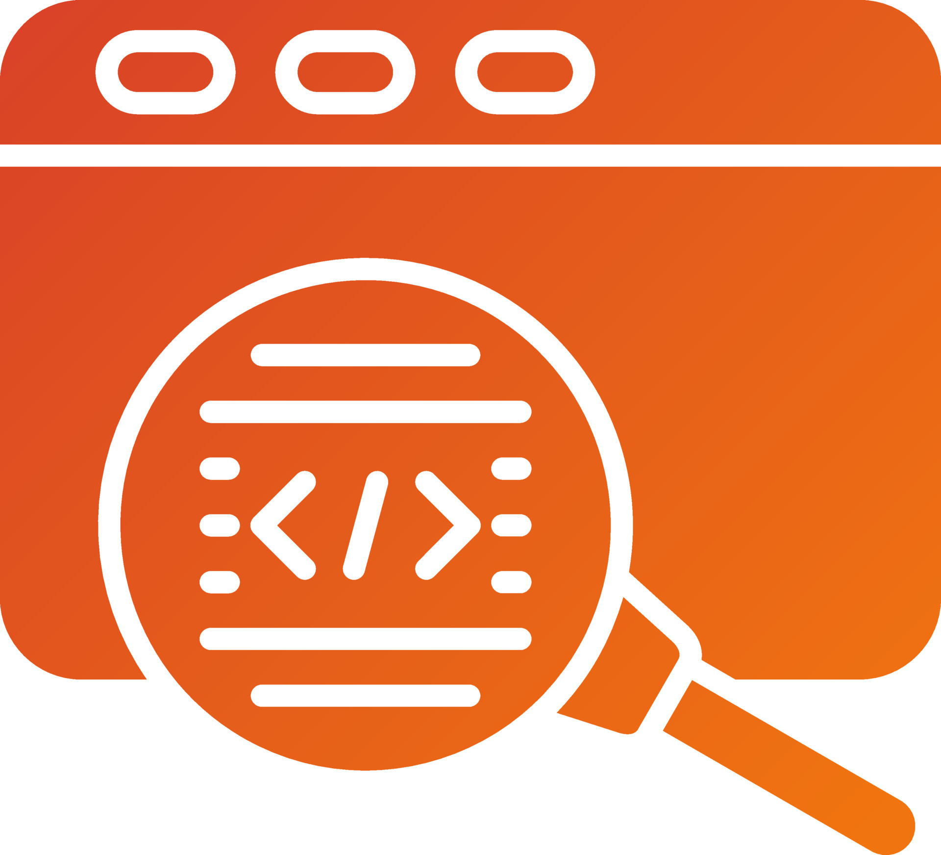 Code Review Icon Style 21758382 Vector Art at Vecteezy