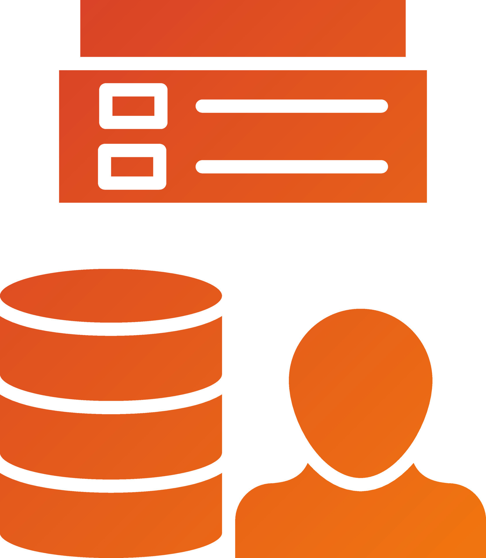 Client Database Icon Style 21758439 Vector Art at Vecteezy