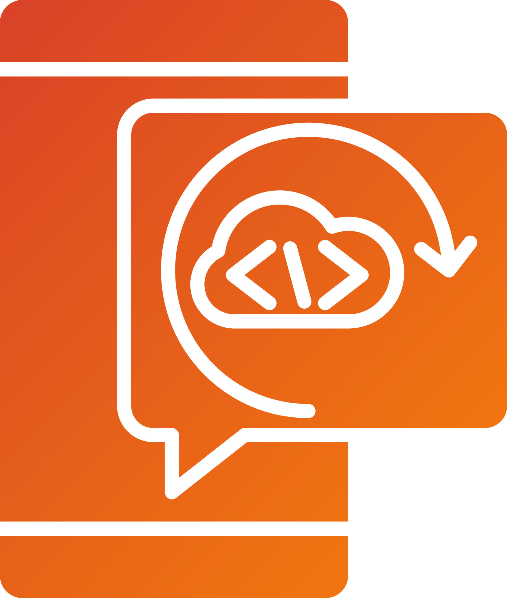 Code Refactoring Icon Style 21758670 Vector Art At Vecteezy