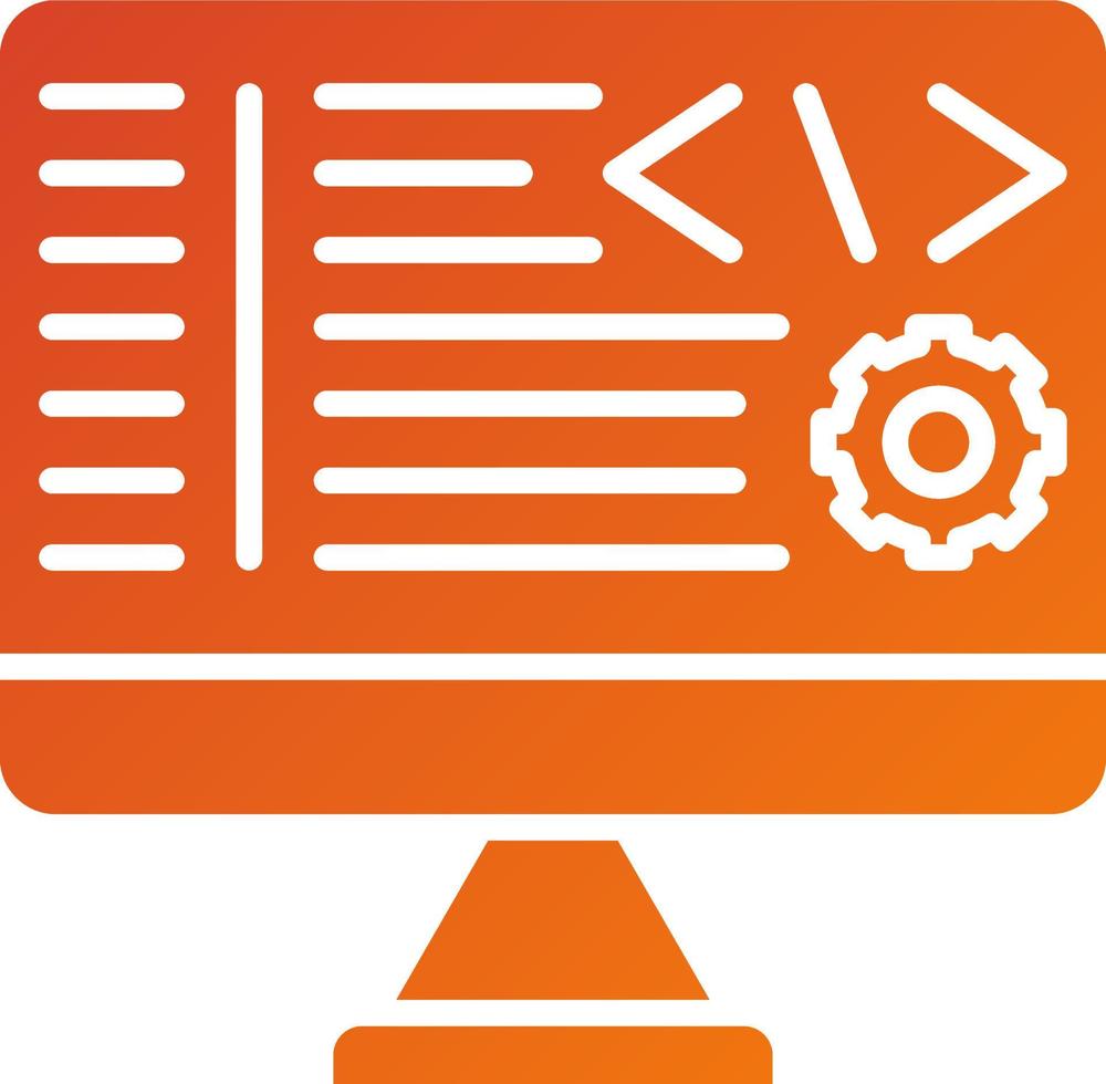 Back End Development Icon Style 21758956 Vector Art at Vecteezy