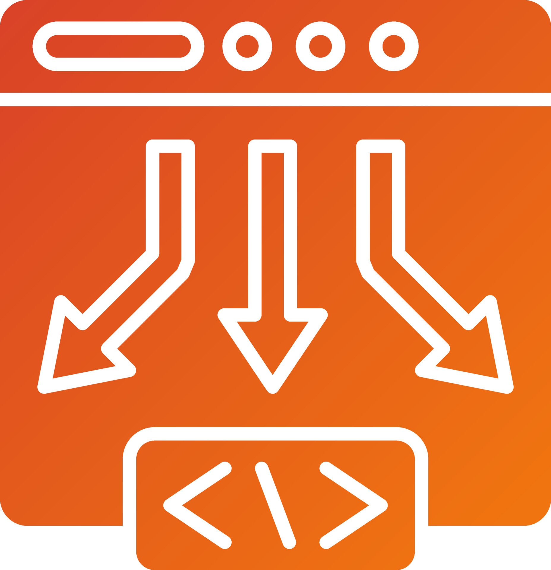 Low Code Icon Style 21758994 Vector Art At Vecteezy