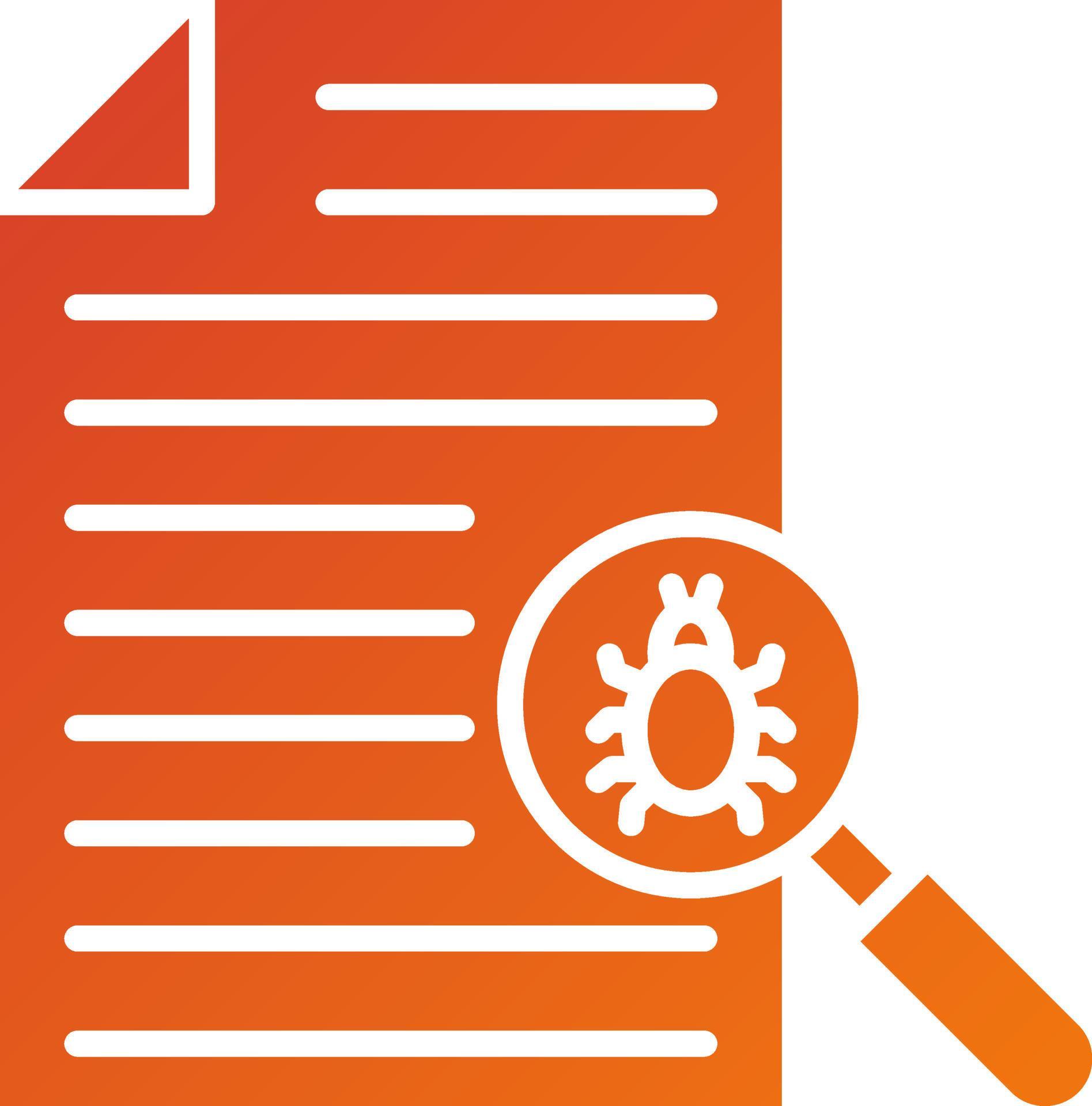 Error Report Icon Style 21759909 Vector Art At Vecteezy