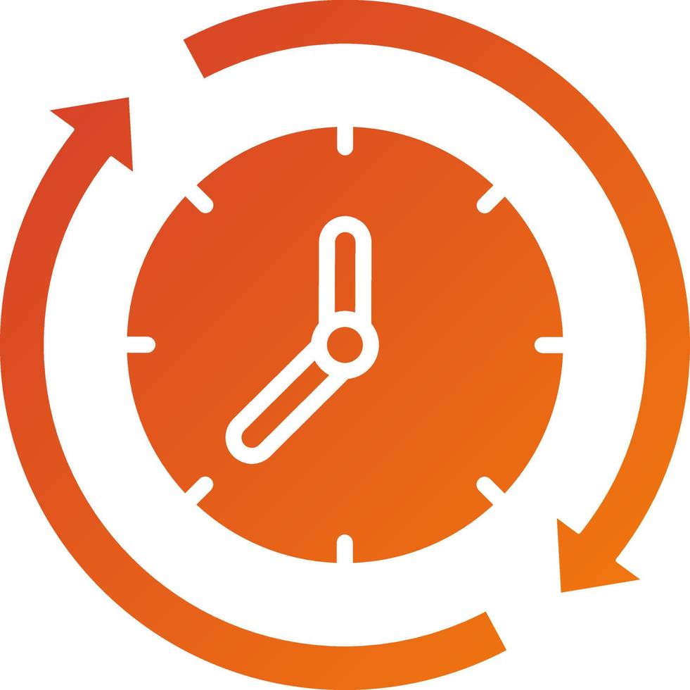 Cycle Time Icon Style 21760202 Vector Art At Vecteezy