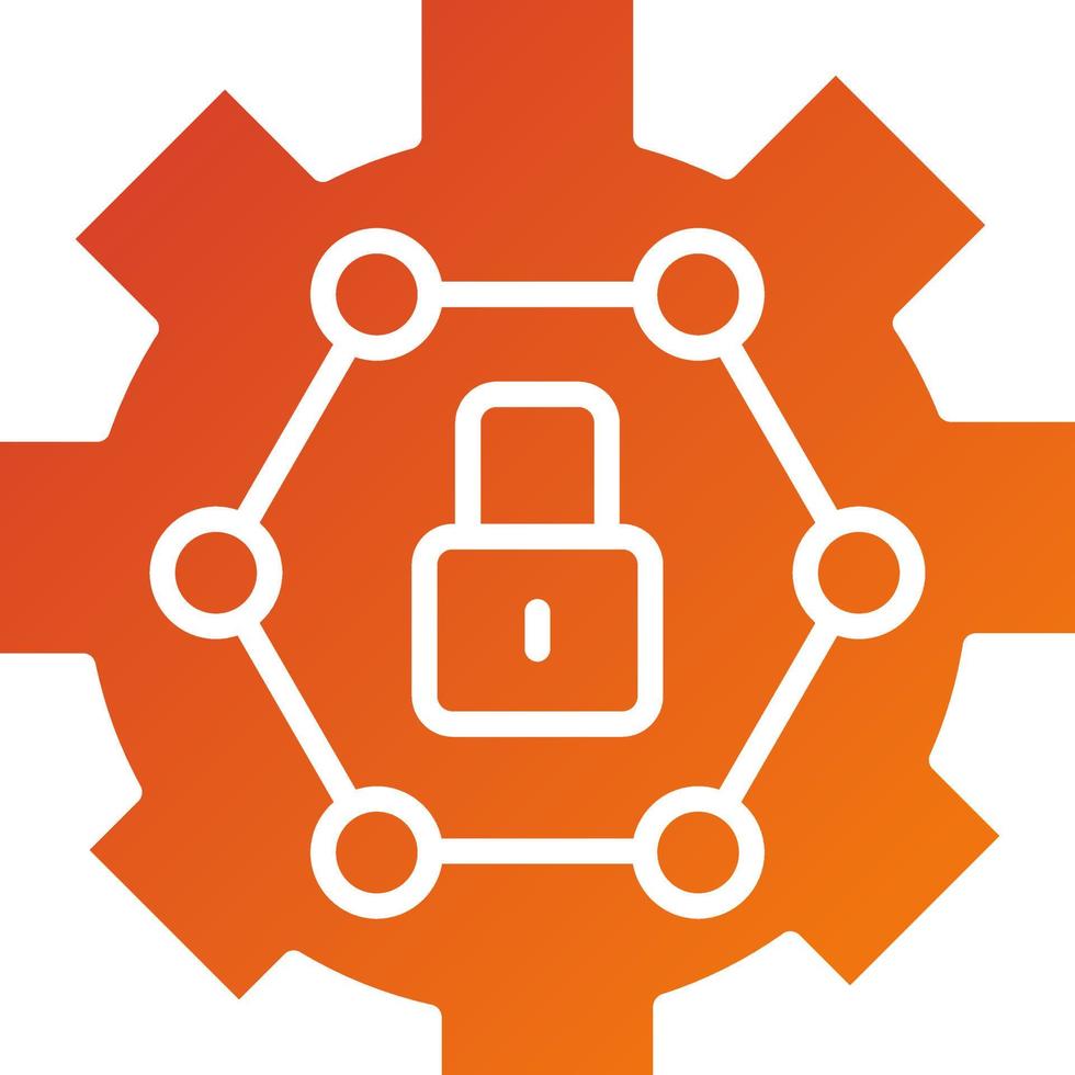 Cyber Security Icon Style 21761239 Vector Art At Vecteezy