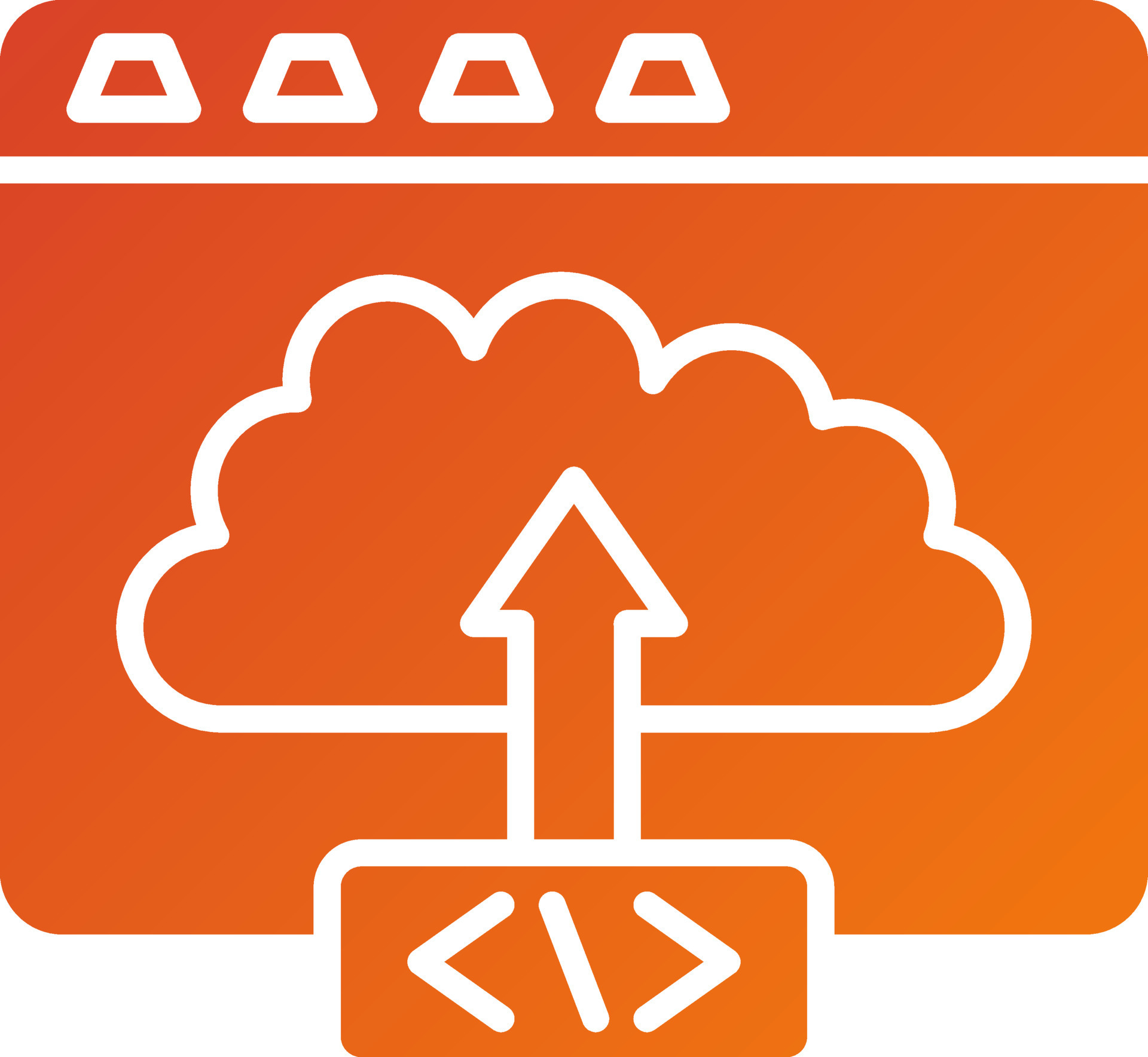 Code Deployment Icon Style 21761531 Vector Art at Vecteezy