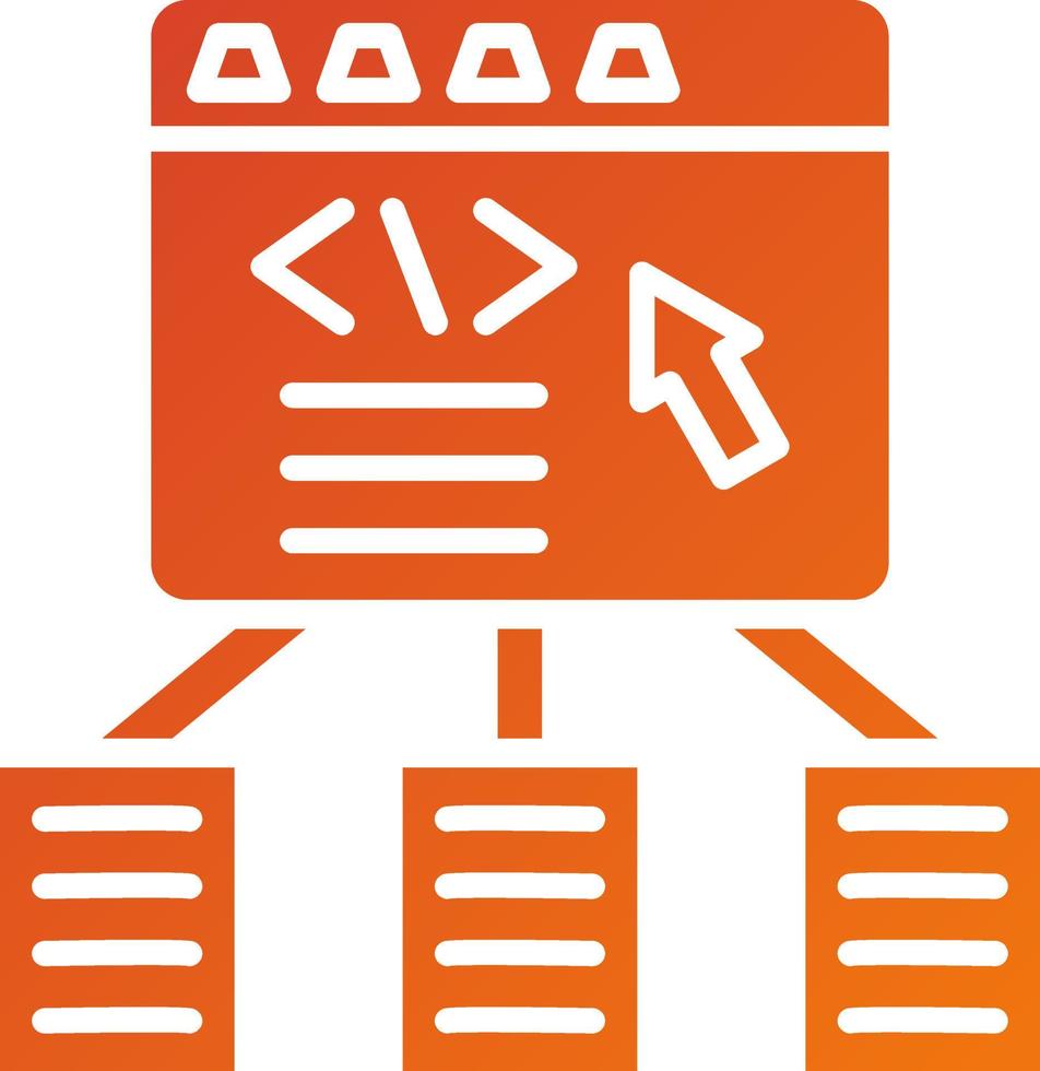 Code Framework Icon Style 21761556 Vector Art at Vecteezy