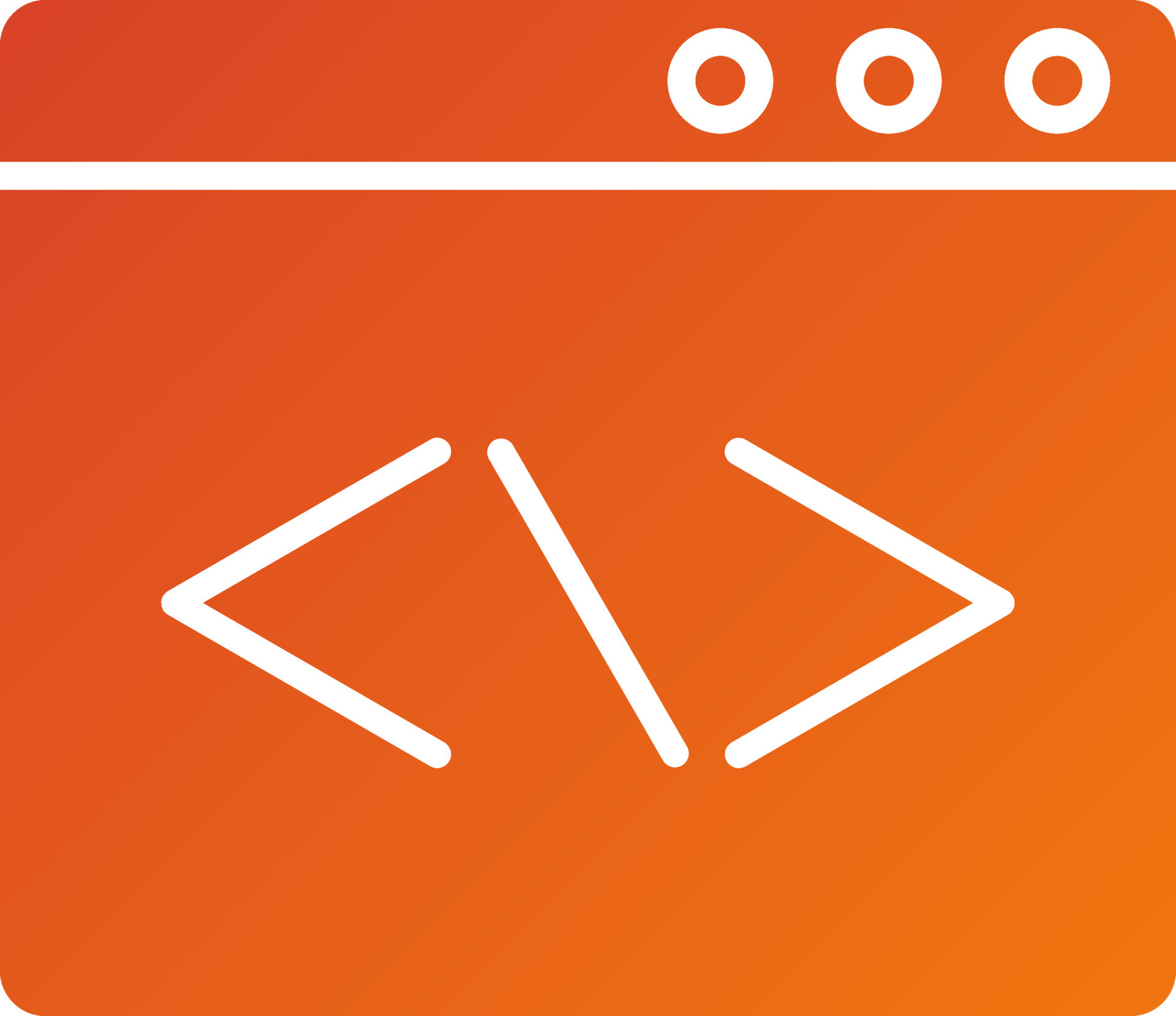 Web Coding Icon Style 21762521 Vector Art at Vecteezy