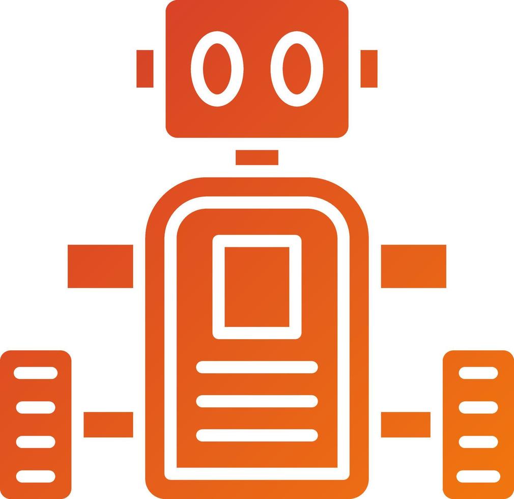 Mobile Robot Icon Style 21763542 Vector Art at Vecteezy