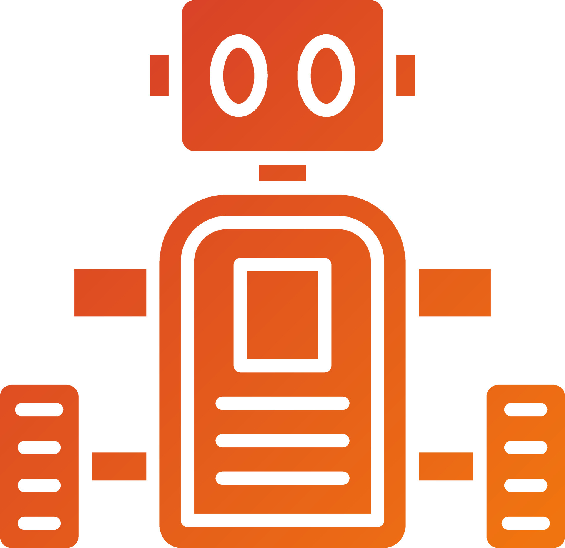 Mobile Robot Icon Style 21763542 Vector Art at Vecteezy