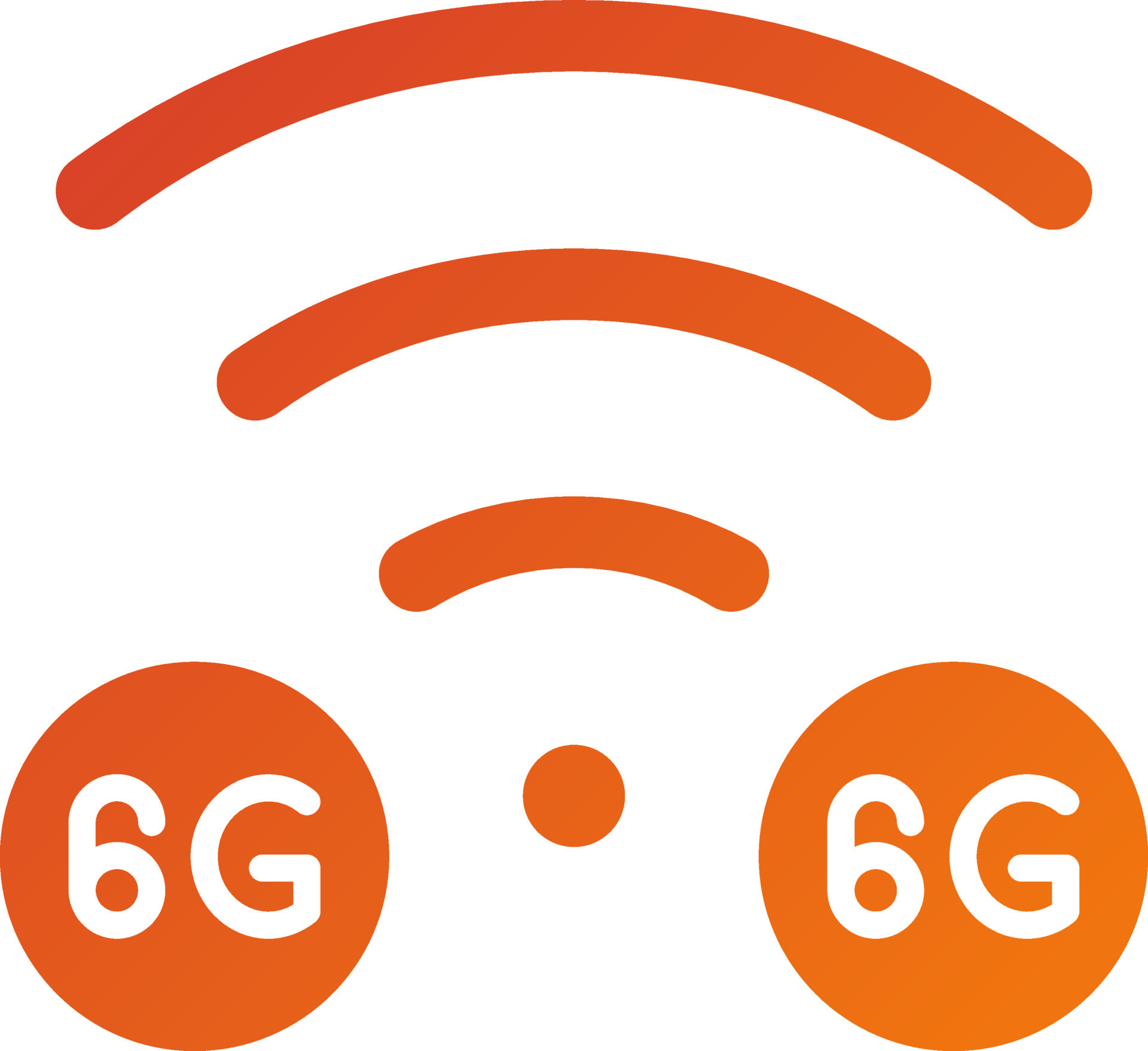 6G Network Icon Style 21763749 Vector Art at Vecteezy