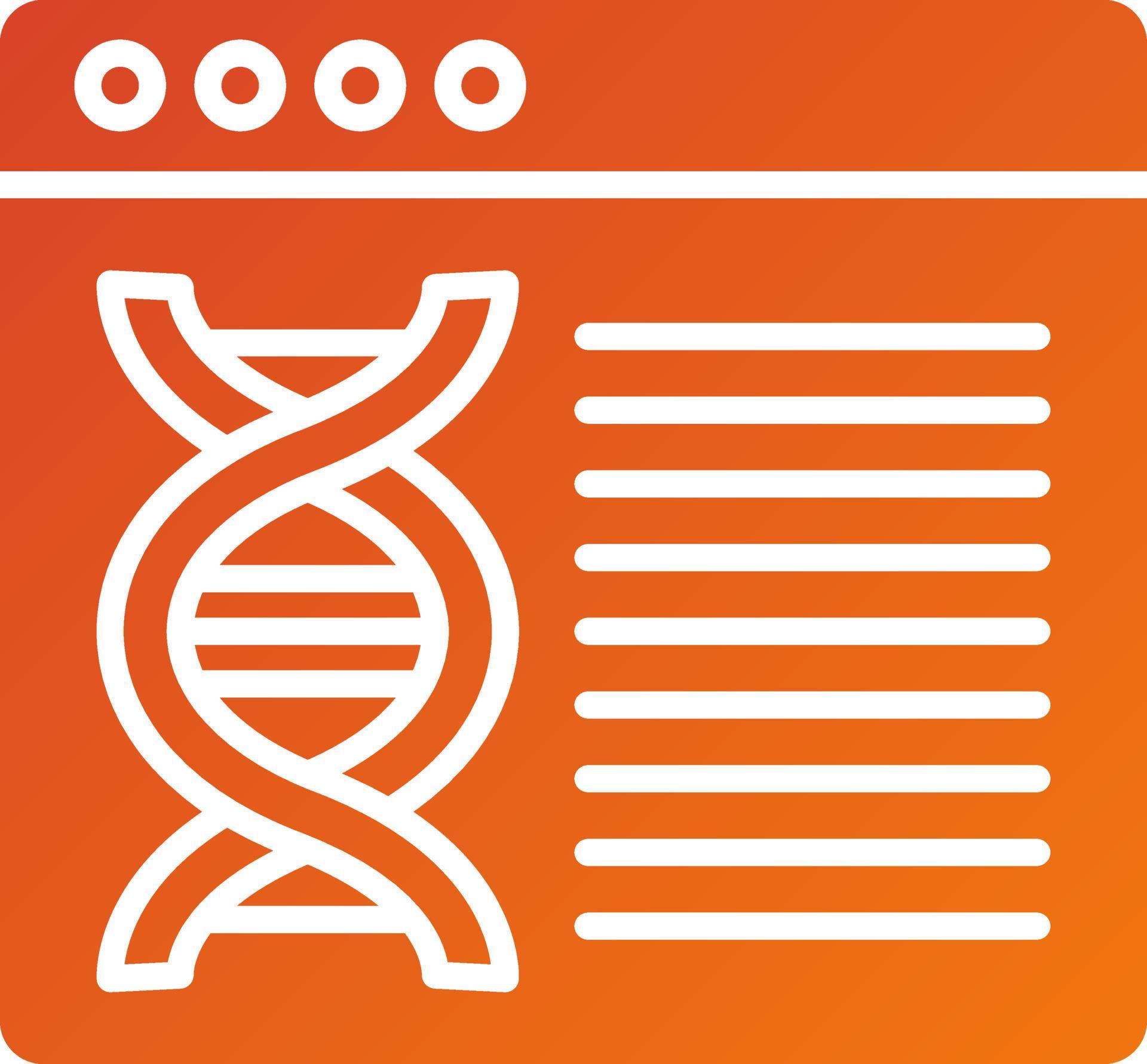 Bioinformatics Icon Style 21764179 Vector Art At Vecteezy