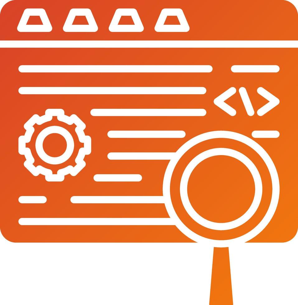 Code Testing Icon Style 21767417 Vector Art at Vecteezy