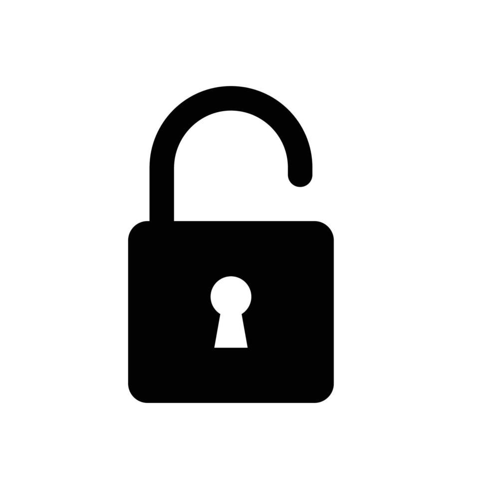 padlock icon vector design template simple and modern 21768466 Vector Art at Vecteezy
