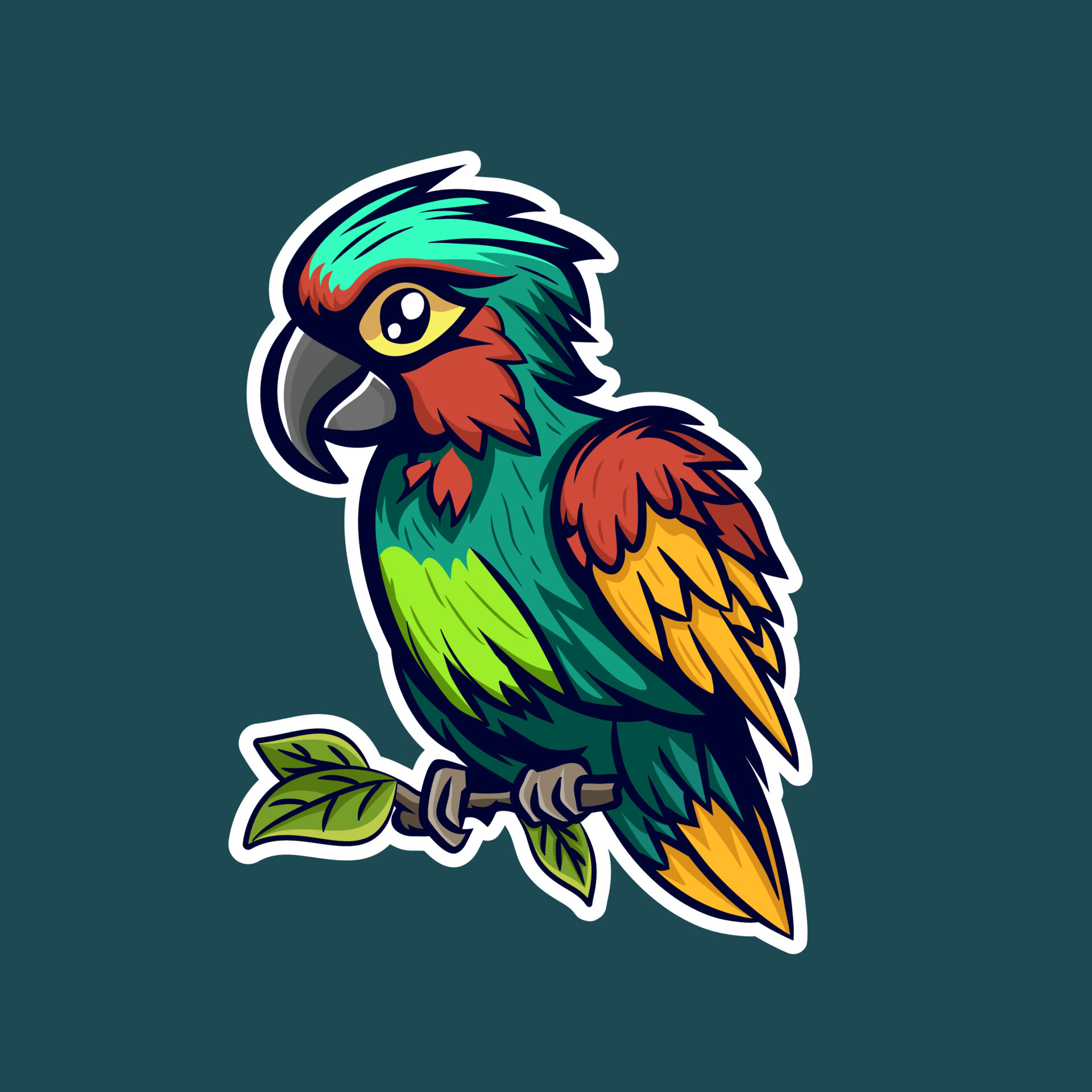 cute parrot vector 21769125 Vector Art at Vecteezy cute parrot vector 21769125 Vector Art at Vecteezy