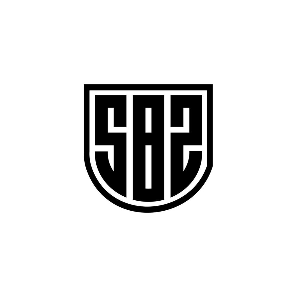 sbz letra logo diseño en ilustración. vector logo, caligrafía diseños para logo, póster ...
