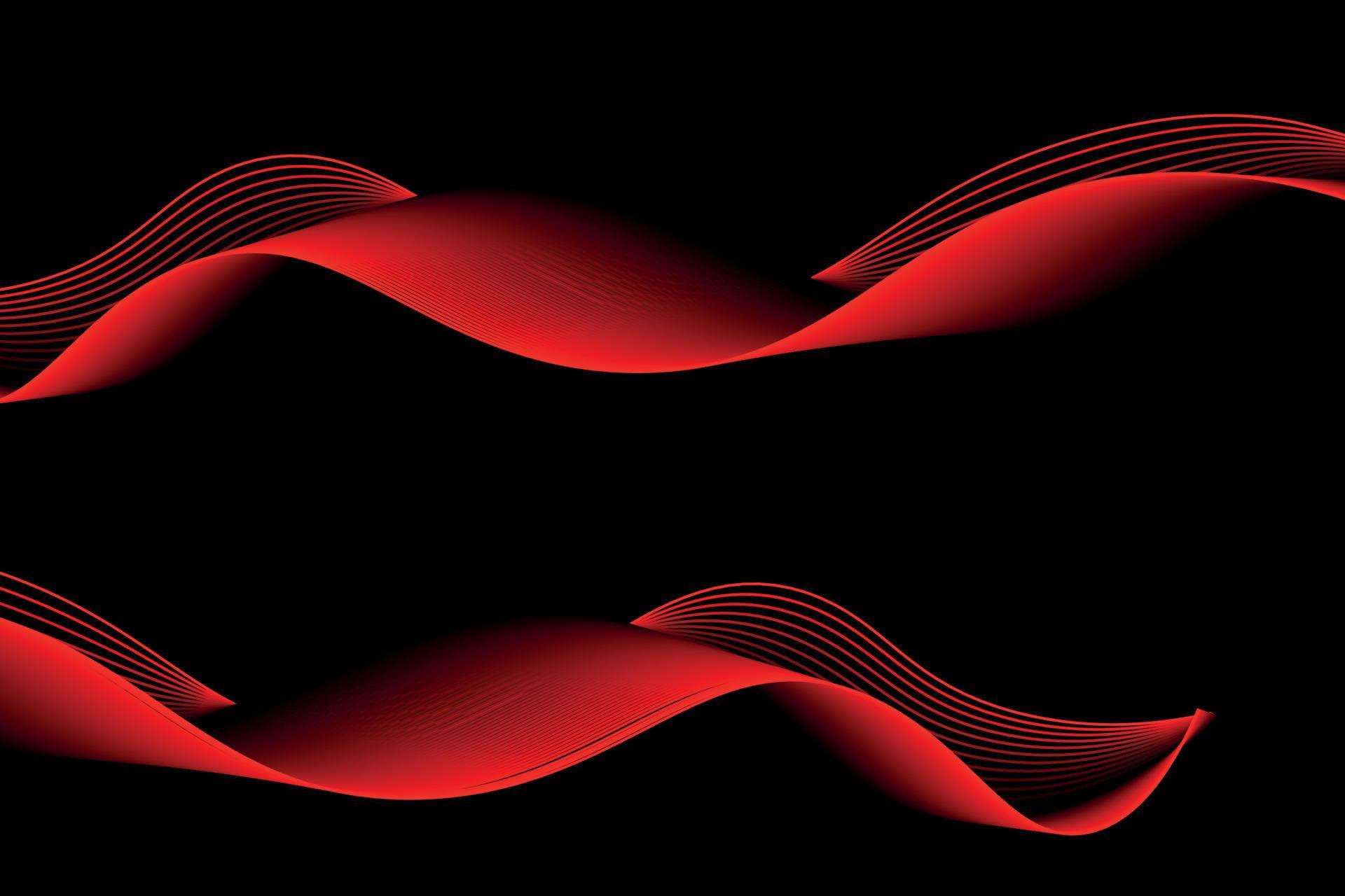 red and black wave abstract background, suitable for landing page and computer desktop ...