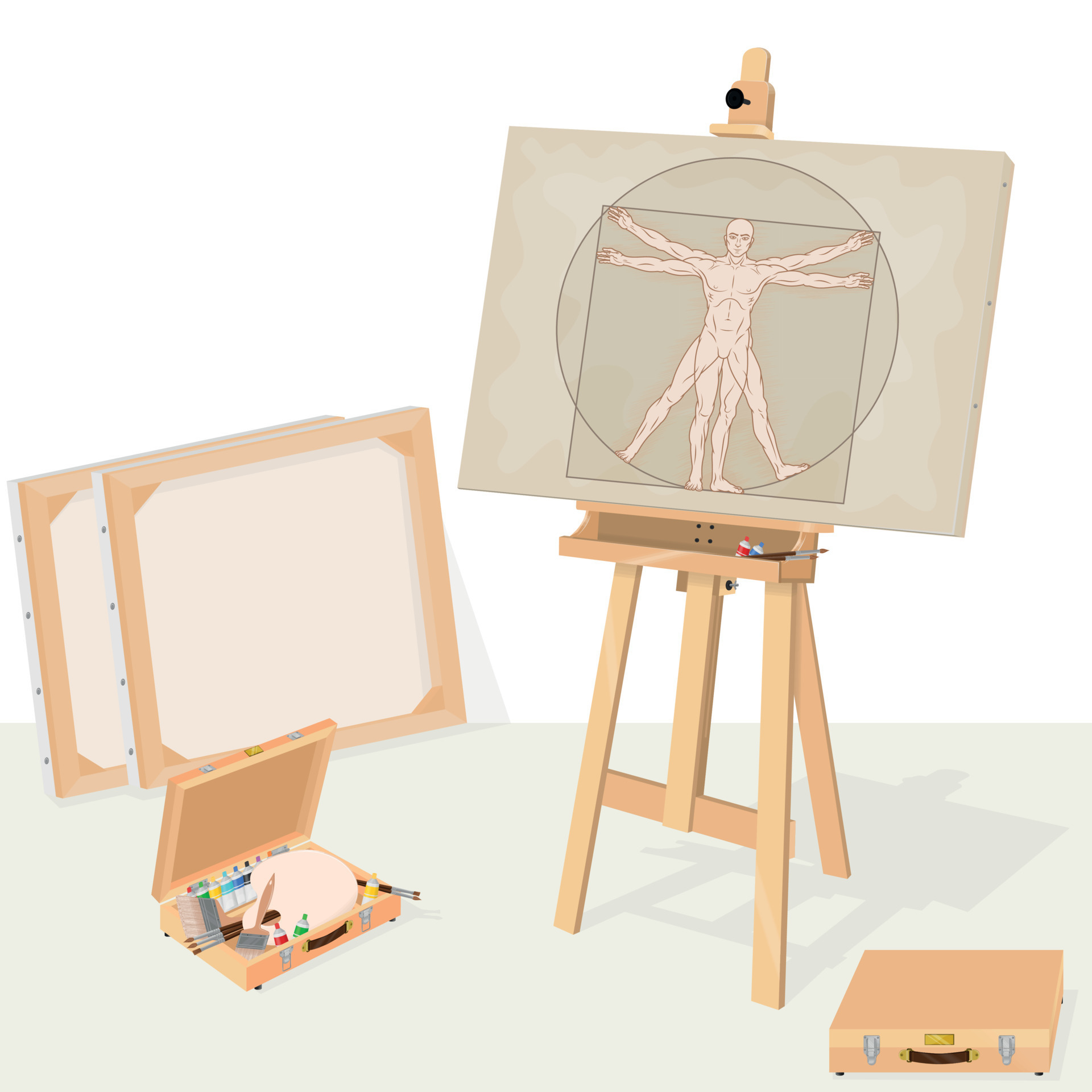 Classical Painting Study vector 21779280 Vector Art at Vecteezy