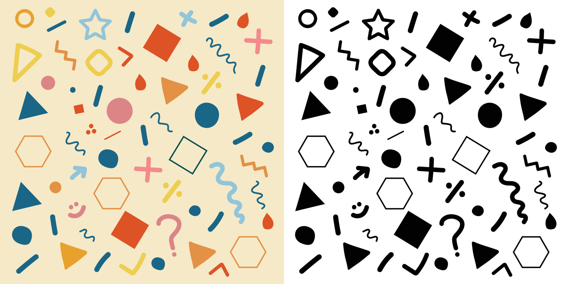 Graphic Elements Set 21779932 Vector Art at Vecteezy