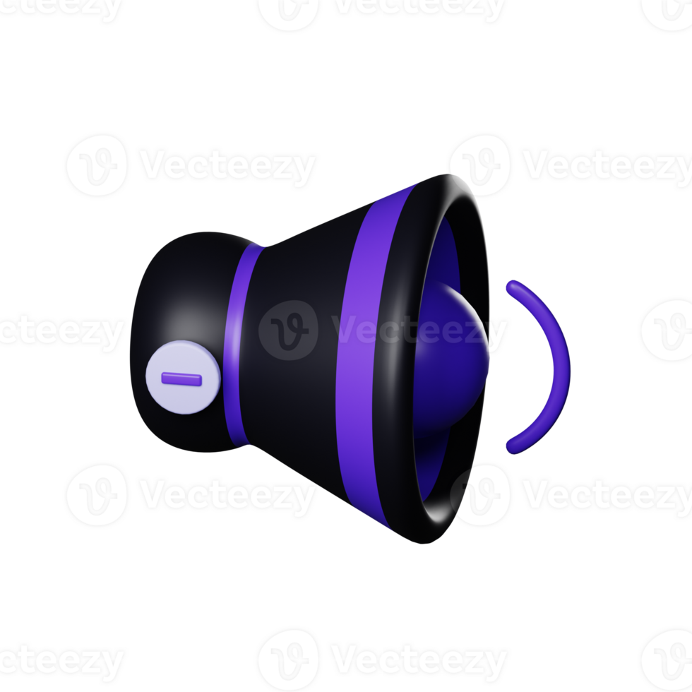 Decrease Volume 3d 21780772 PNG