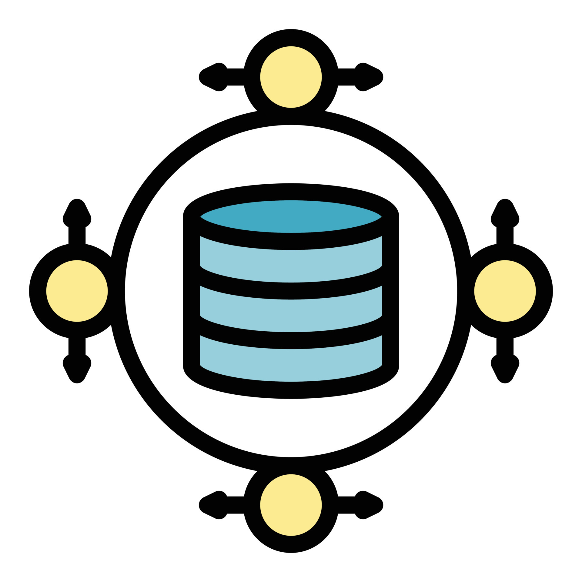 Big data service icon vector flat 21781728 Vector Art at Vecteezy