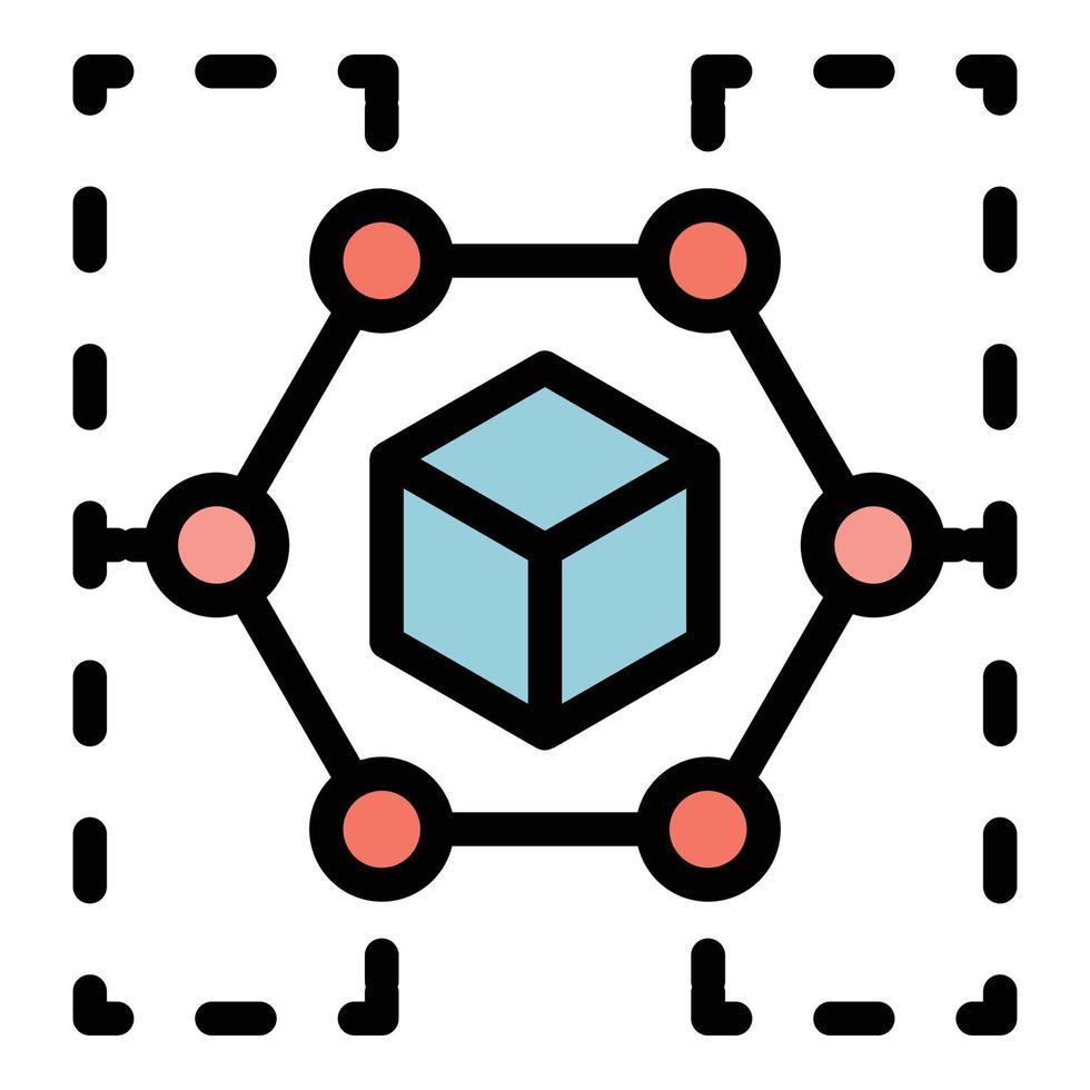 Digital big data icon vector flat 21781734 Vector Art at Vecteezy