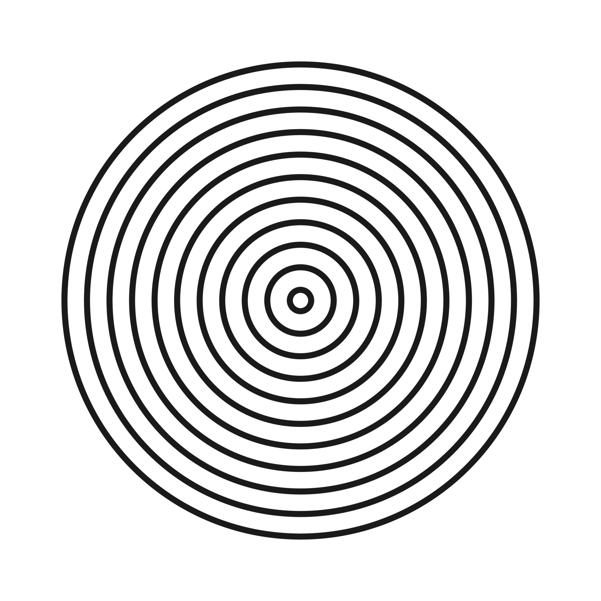 Minimal concentric circle elements. Perfect for web graphic, graphic ...