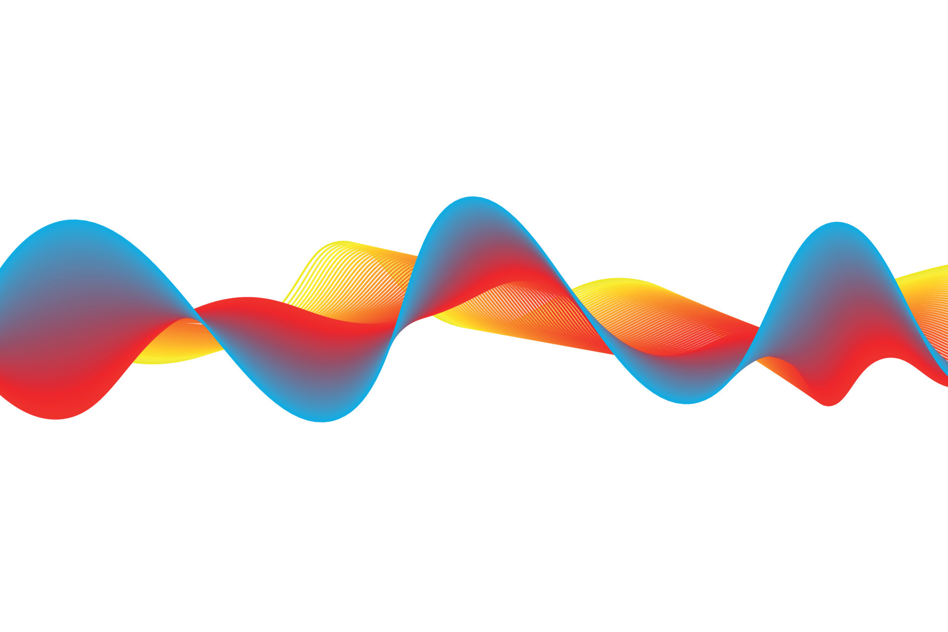 Colorful Gradient Wave Line Fluid Abstract Background Suitable For Landing Page And Computer