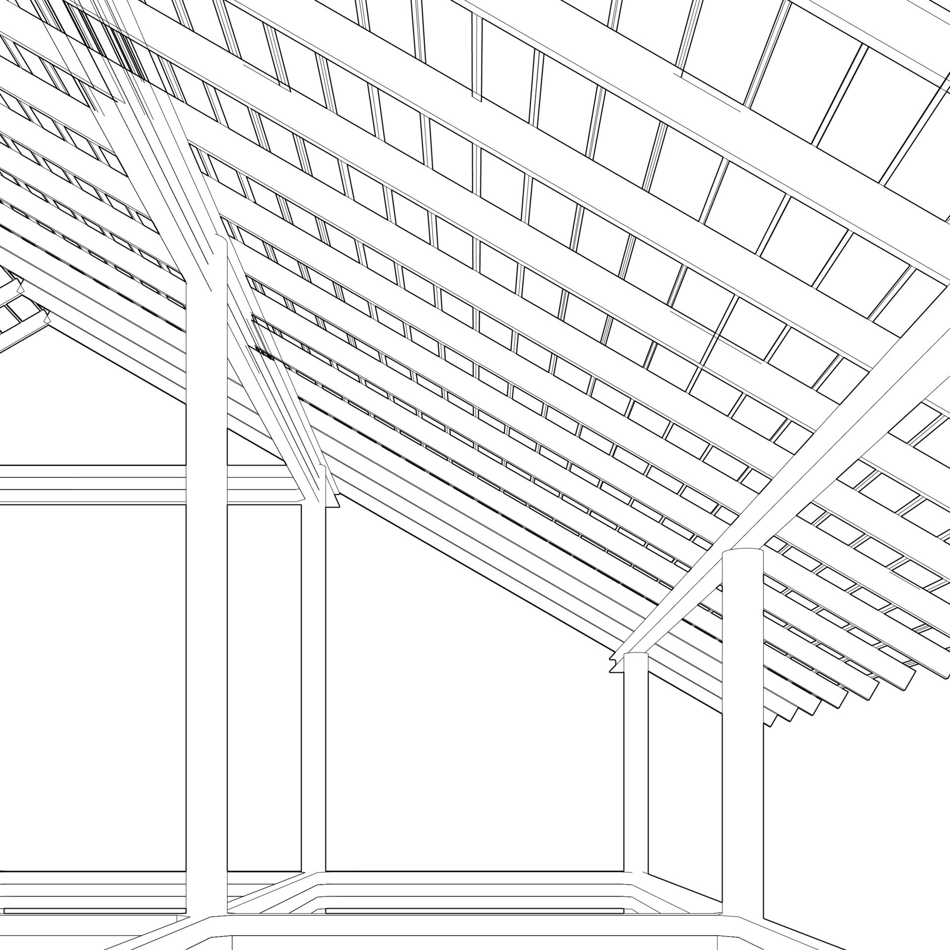 3D illustration of building structure 21793906 Vector Art at Vecteezy