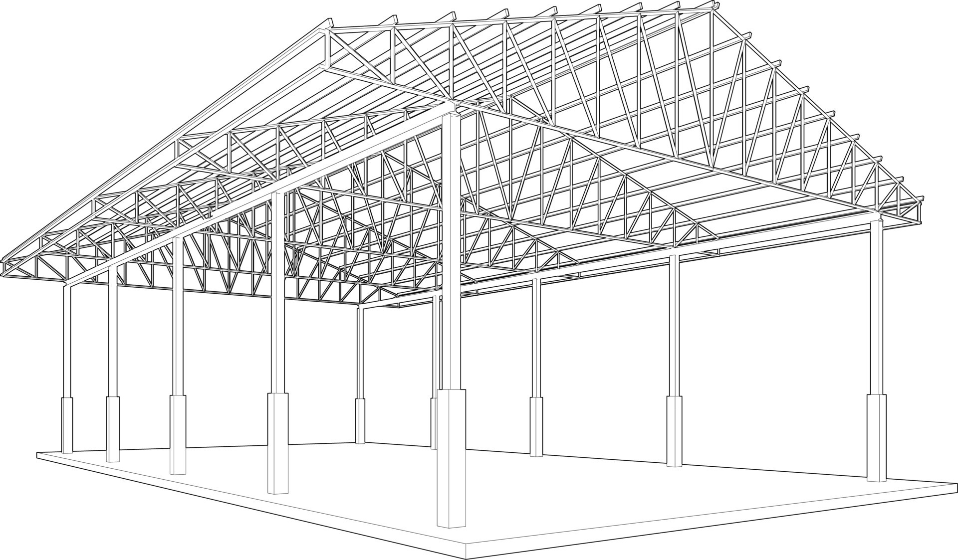 3D illustration of building structure 21793908 Vector Art at Vecteezy