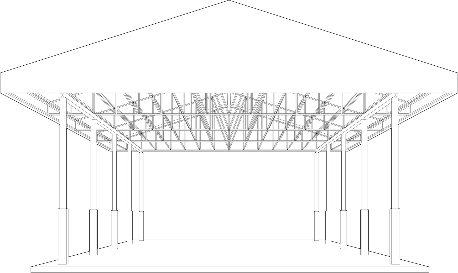 3D illustration of building structure 21793911 Vector Art at Vecteezy