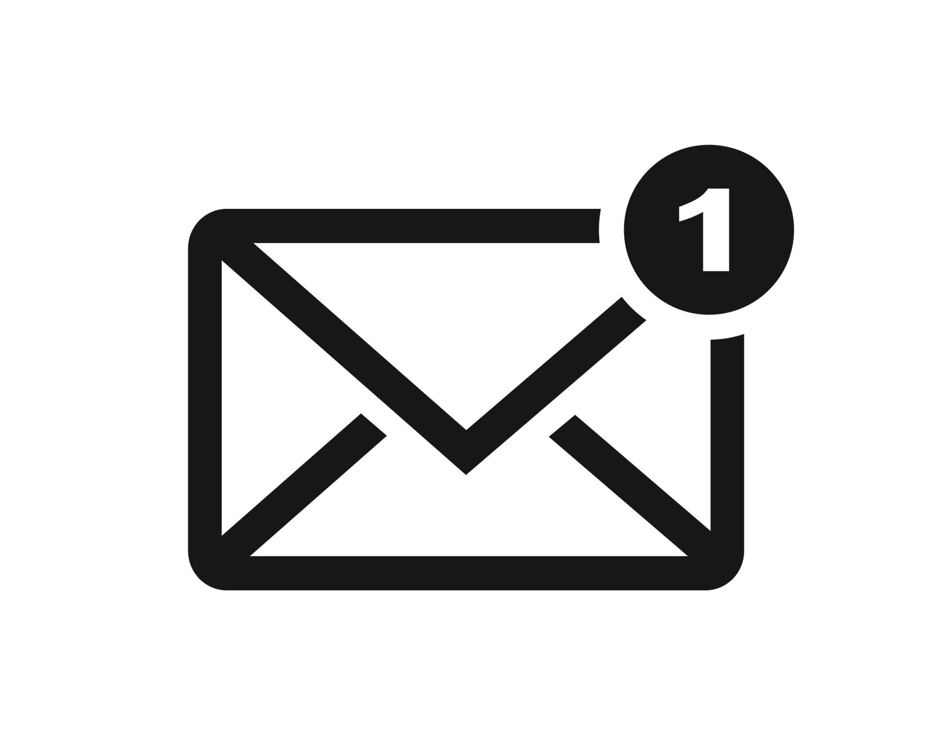 Message, email notification icon isolated on white background 21797254 ... Message, email notification icon isolated on white background 21797254 ...