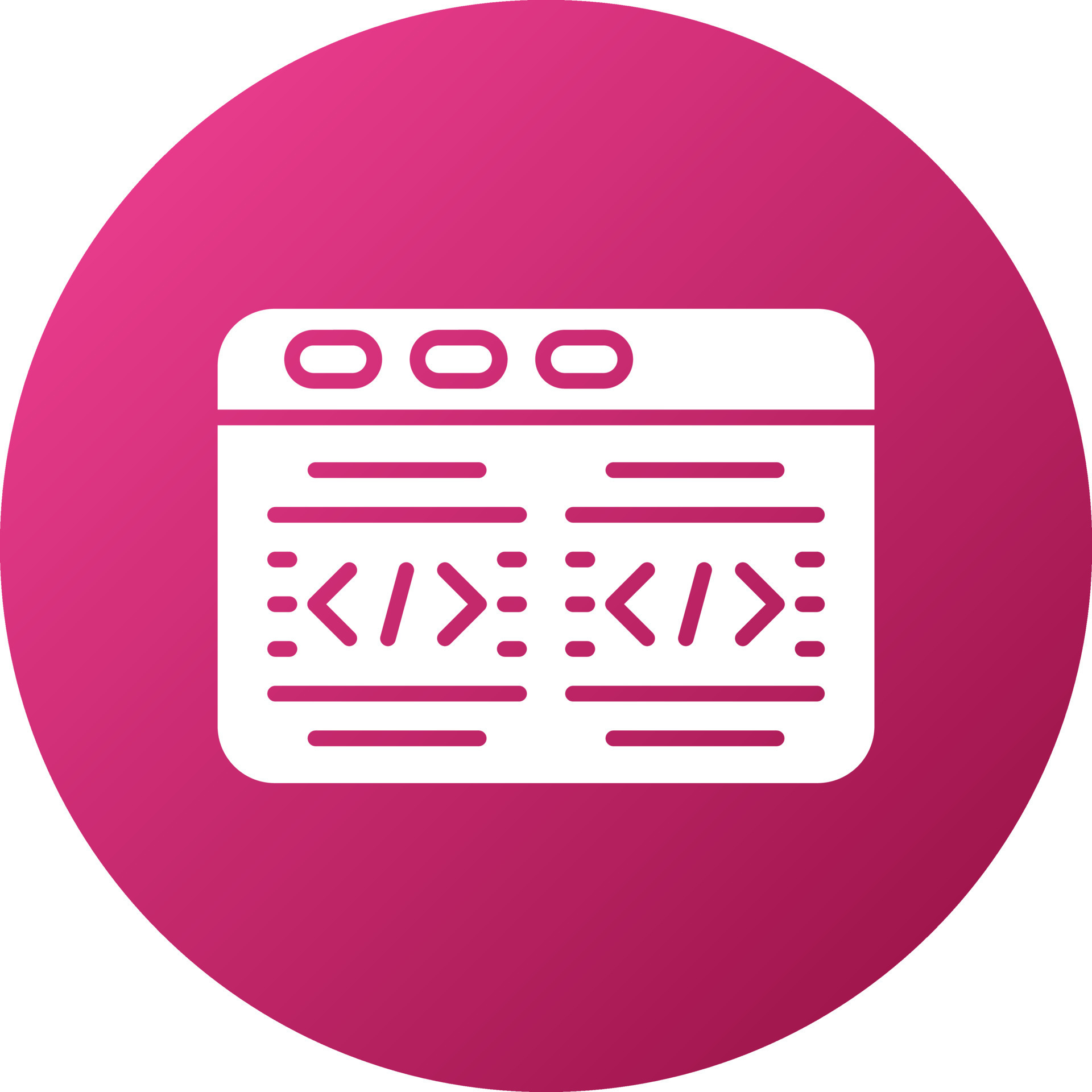 Code Icon Style 21798704 Vector Art at Vecteezy