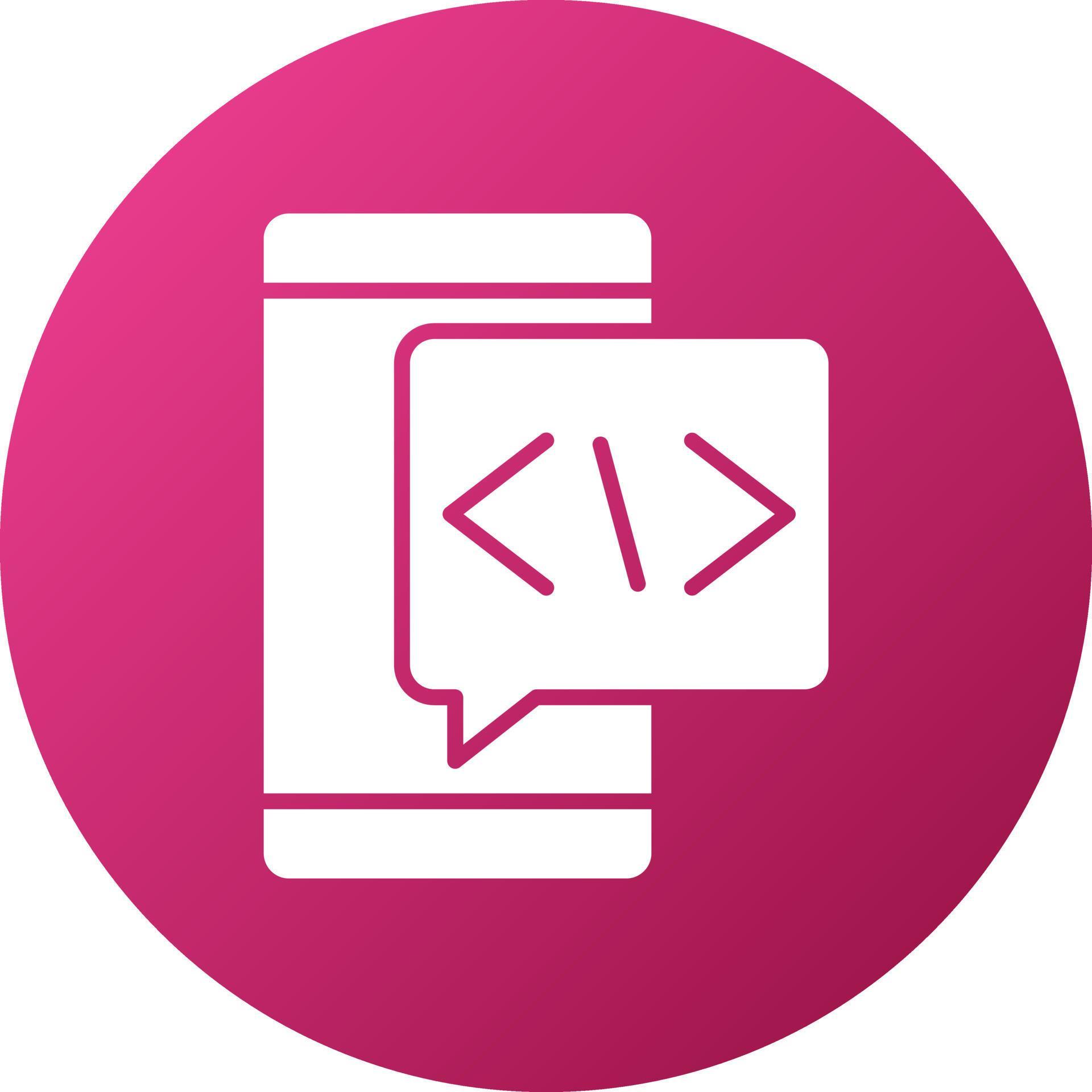 Coding Language Icon Style 21799177 Vector Art At Vecteezy